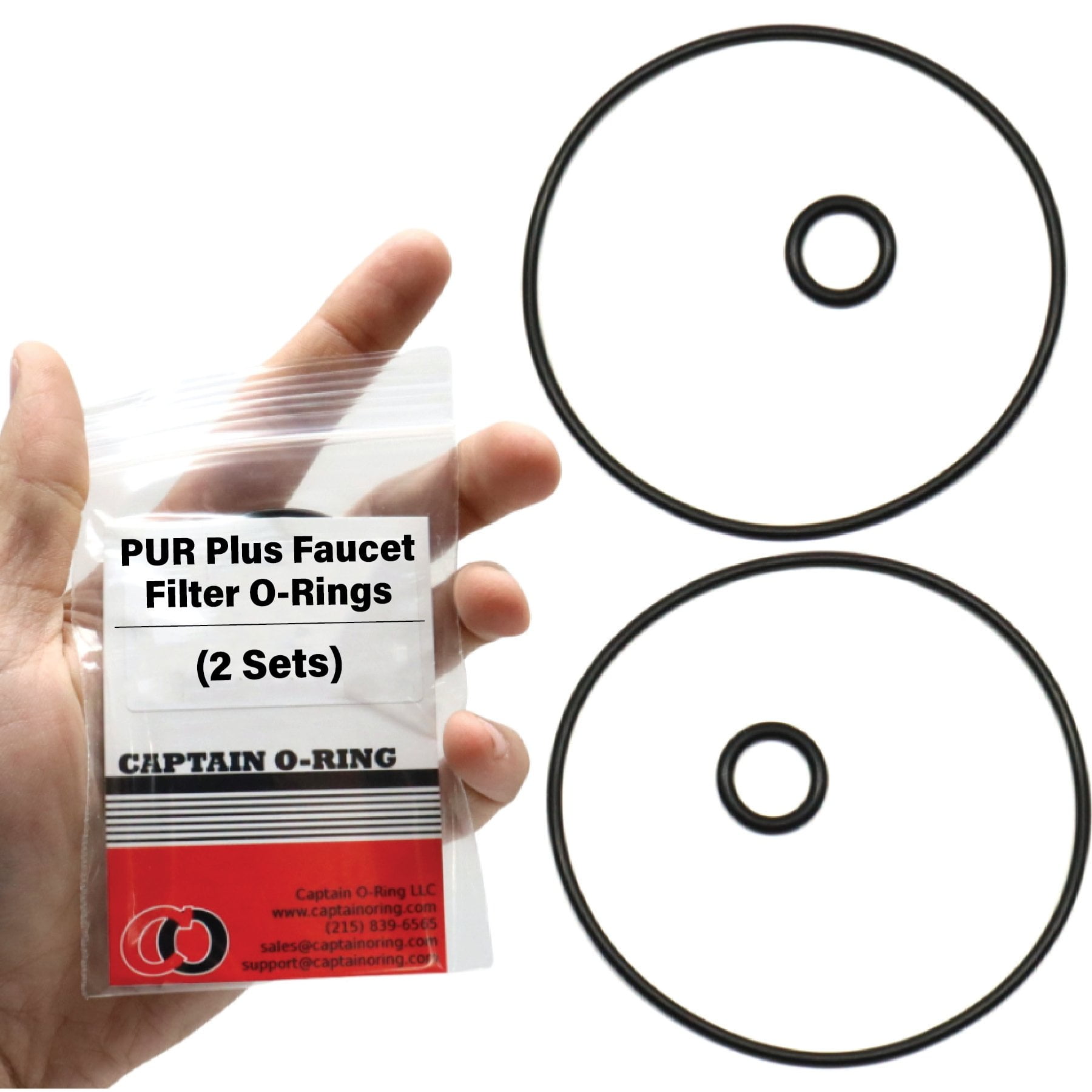 Captain O-Ring Replacement O-Rings for PUR Plus Sink Faucet Filters 2 ...