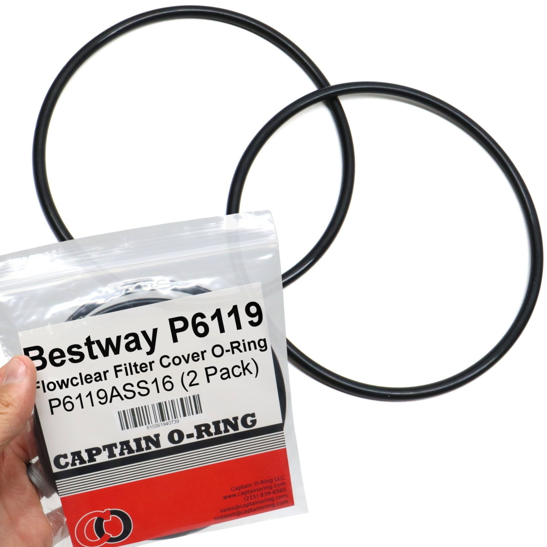 Captain O-Ring P6119 Replacement Gasket for Bestway Flowclear Pump ...