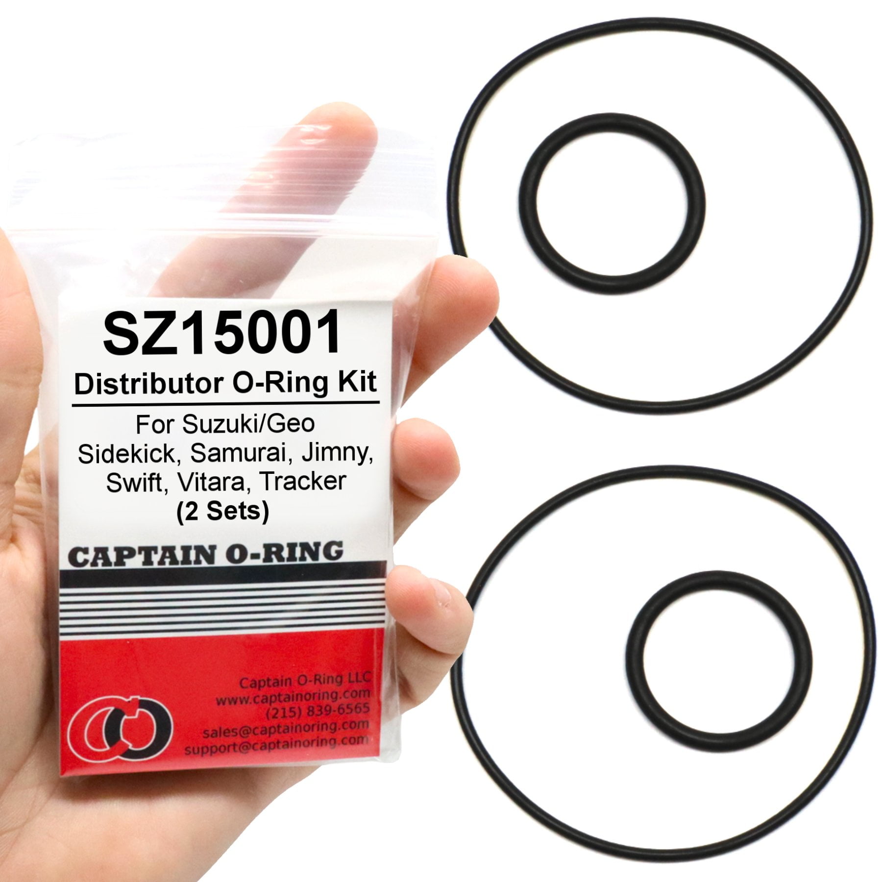 Captain O-Ring Replacement SZ15001 Distributor O-Ring Kit for Suzuki ...