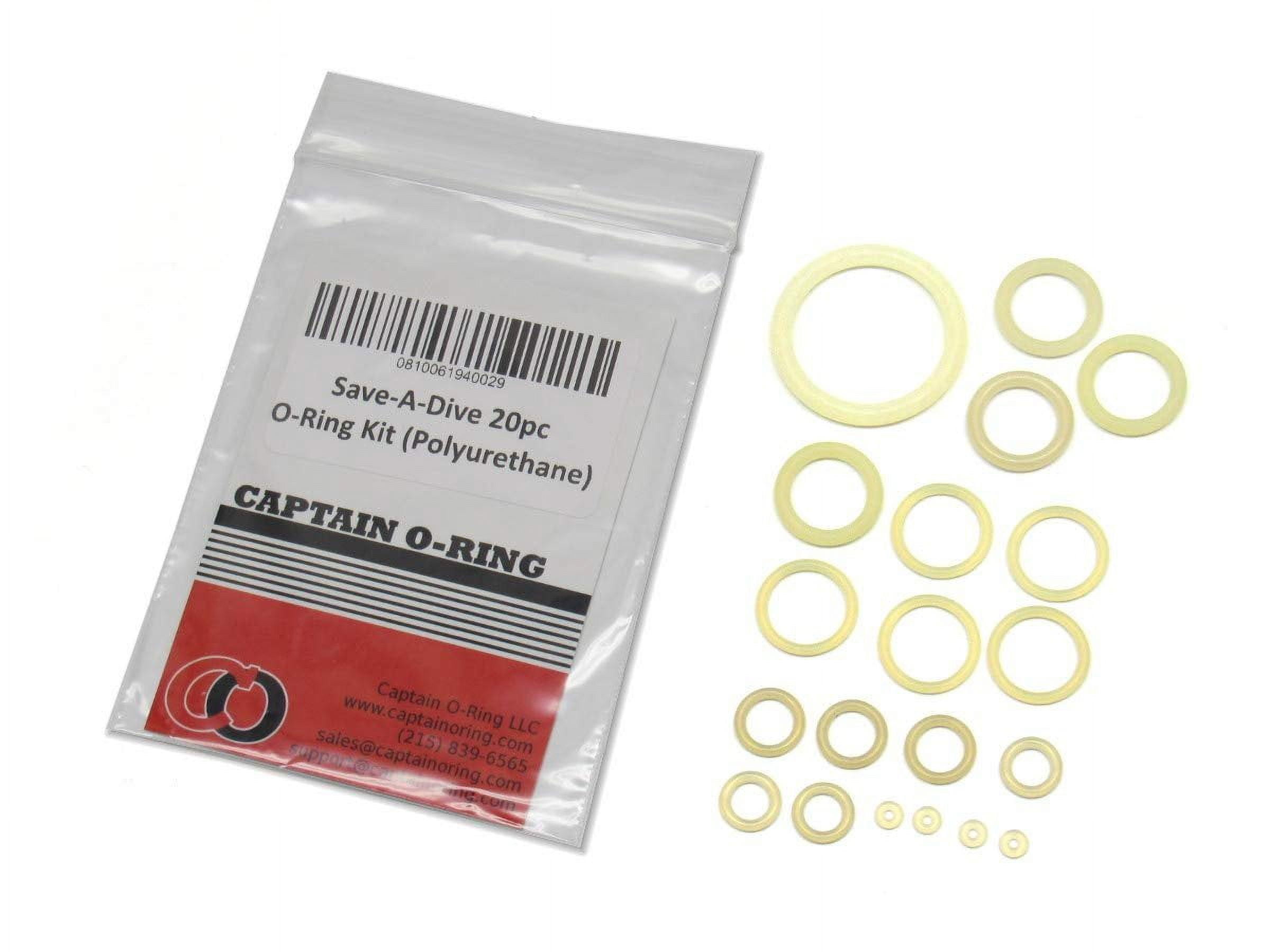Captain O-Ring Save-A-Dive 20pc Scuba O-Ring Kit Polyurethane - Walmart.com