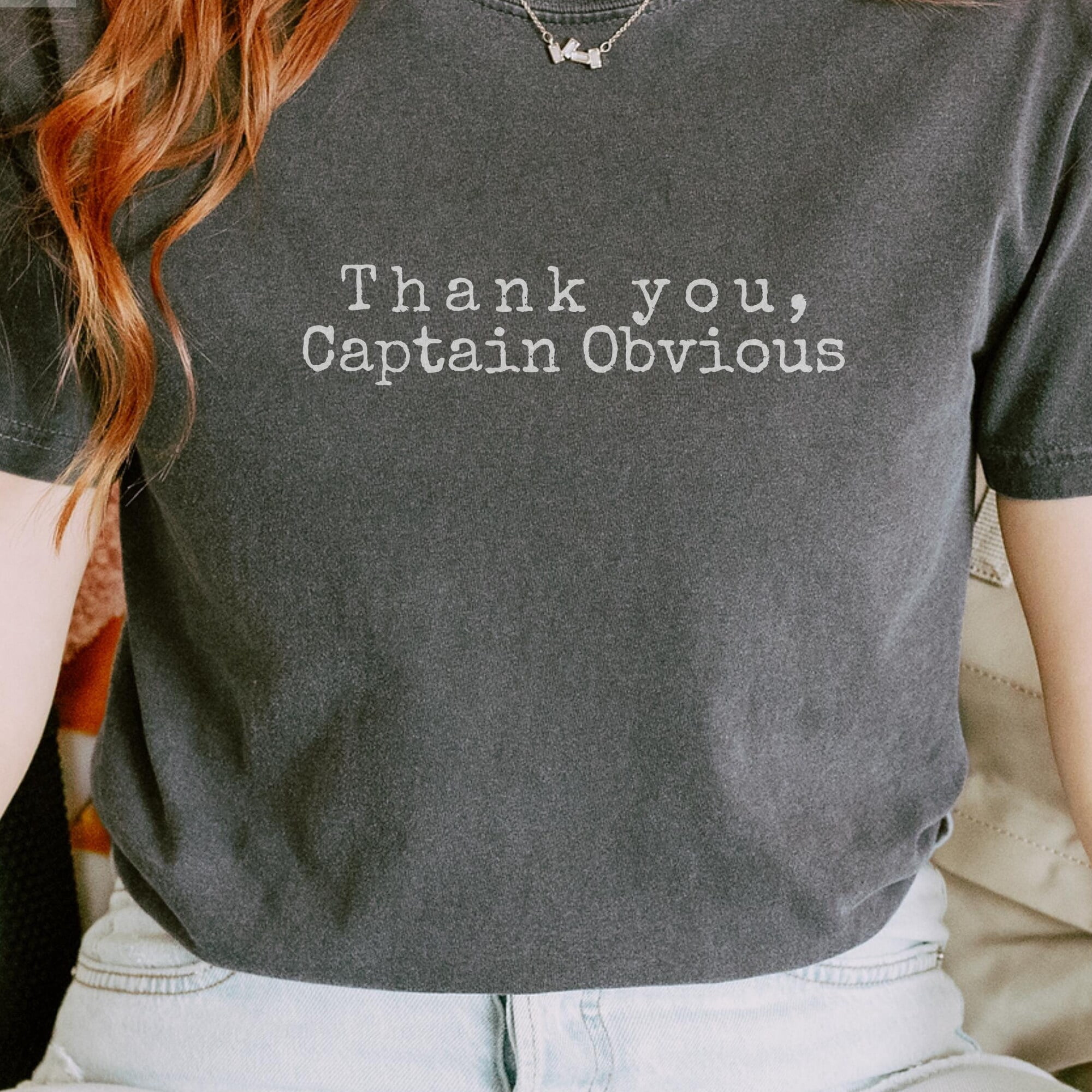 Captain Obvious TShirt Funny Sarcastic Tee - Walmart.com