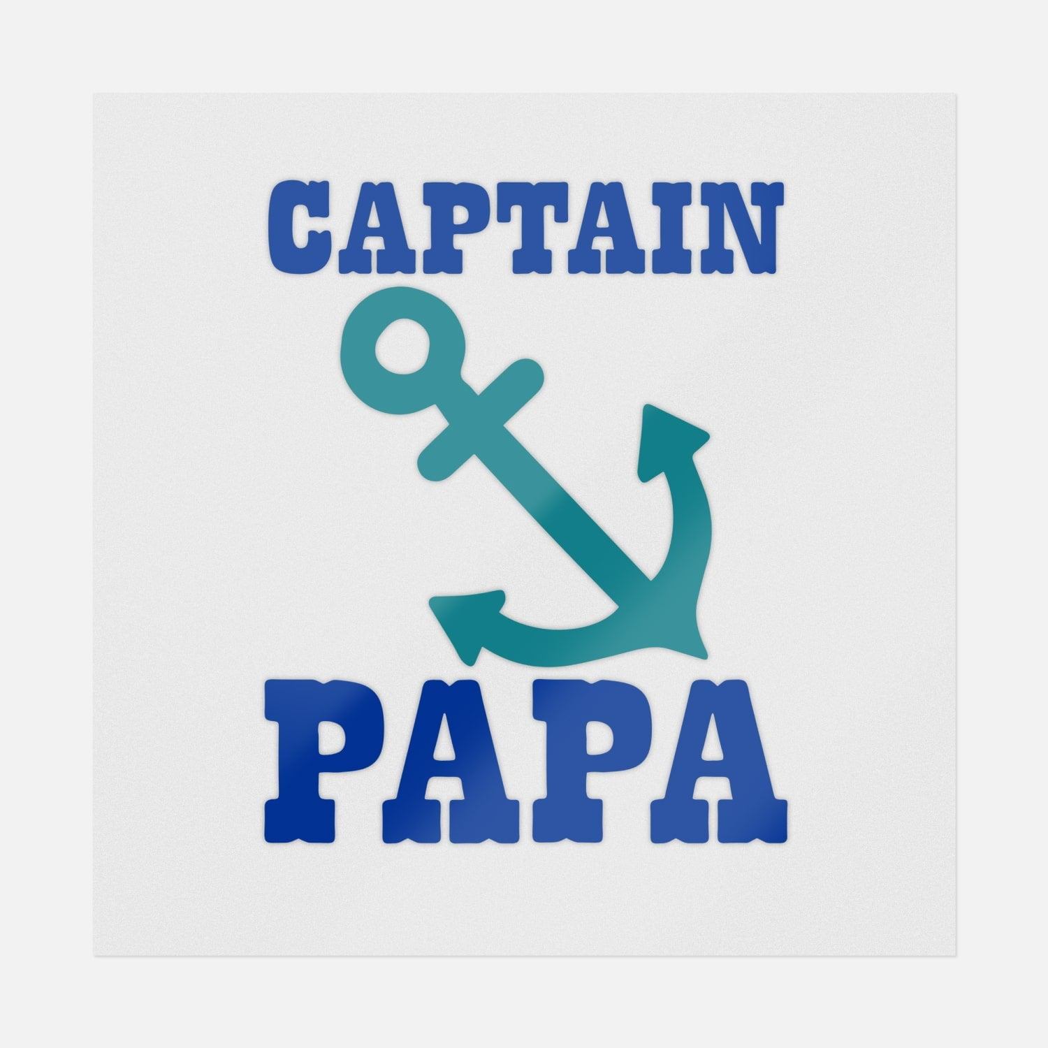 Captain Papa Blue Transfer - Walmart.com