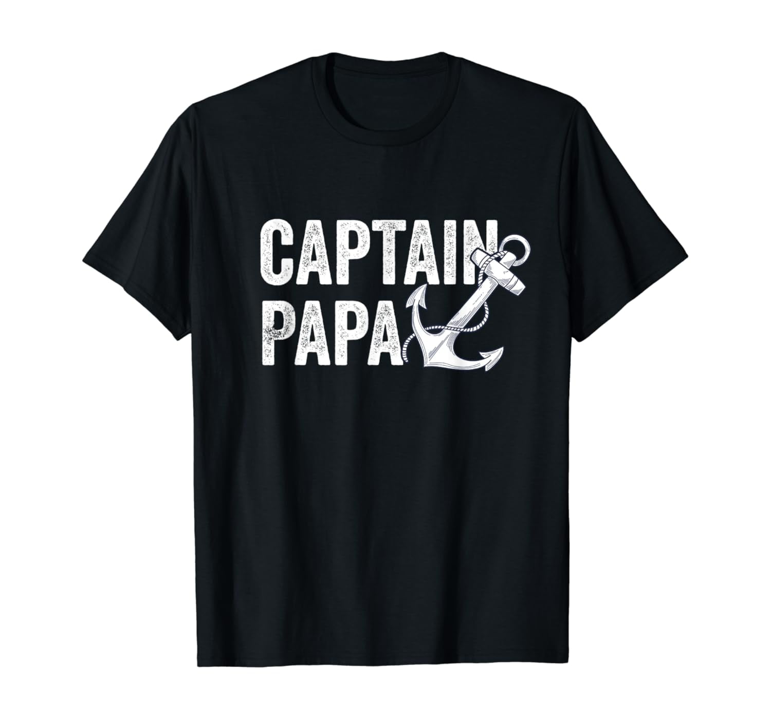Captain Papa Pontoon Souvenir Lake Sailor Fishing Boating Paternal T ...