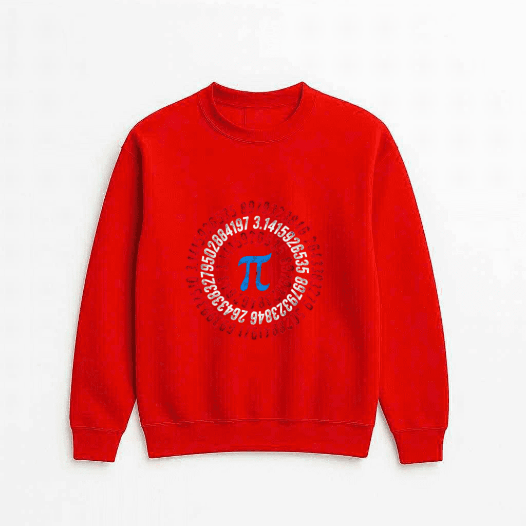Captain Pi Math Superhero Funny Teacher Classroom Nerd Joke Sweatshirt ...