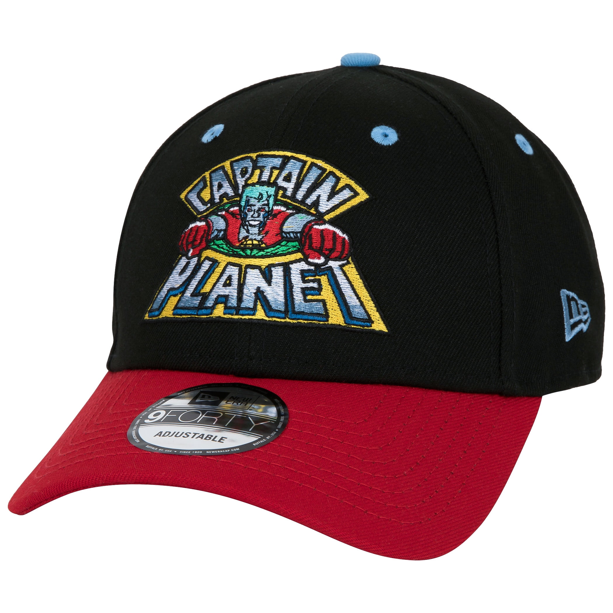 Captain Planet Logo New Era 9Forty Adjustable Hat, Polyester Snapback ...