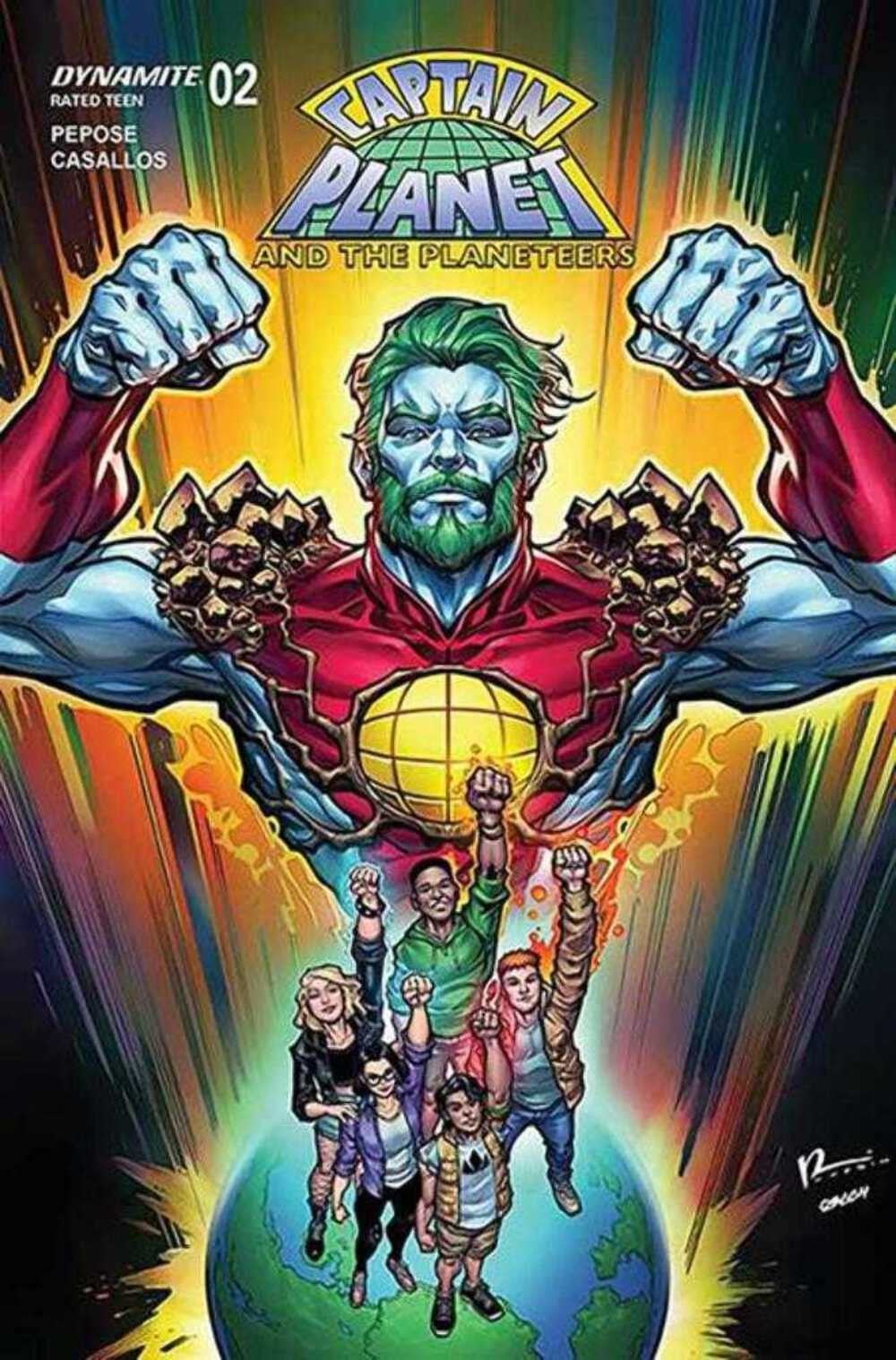 Captain Planet and the Planeteers (Dynamite) #2A VF ; Dynamite Comic ...