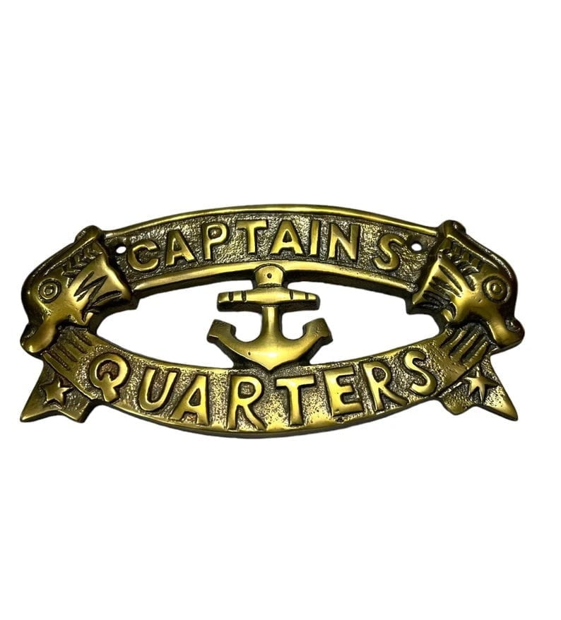 Captain Quarter Sign, Suitable for Plaque Sign, Captains Door Sign Boat ...
