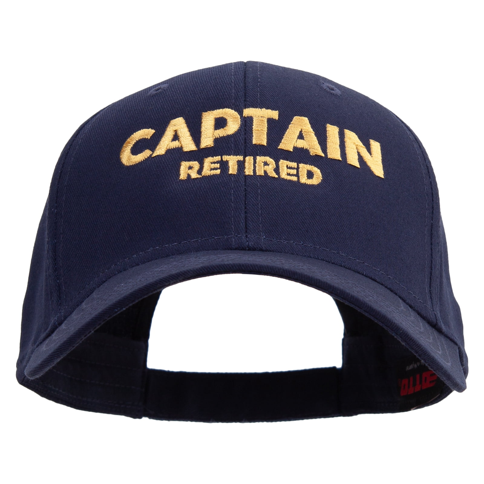 Captain Retired Embroiderd Low Profile Cap - Navy OSFM - Walmart.com