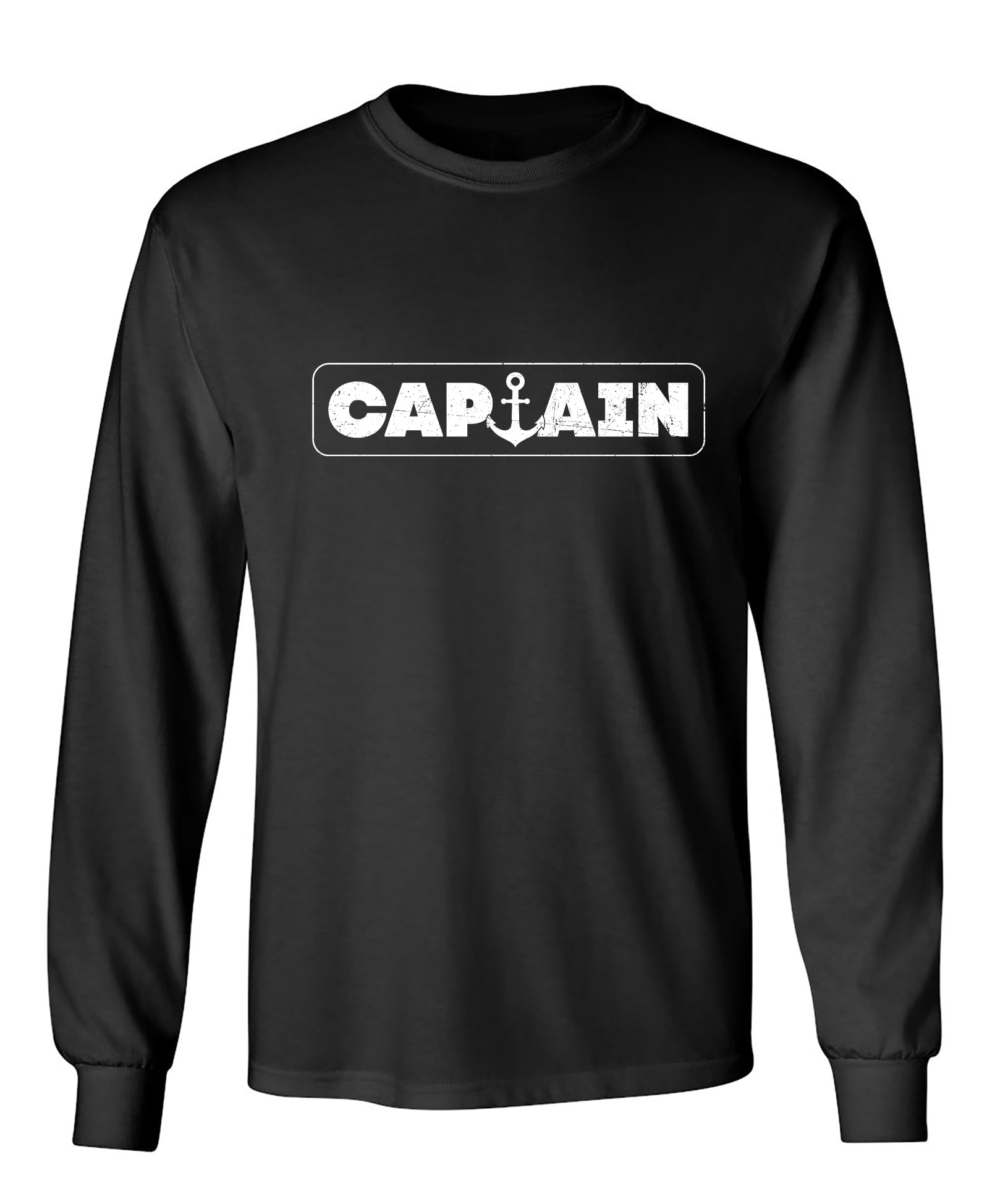 Captain Sarcastic Humor Novelty Men's Long Sleeve Shirts - Walmart.com