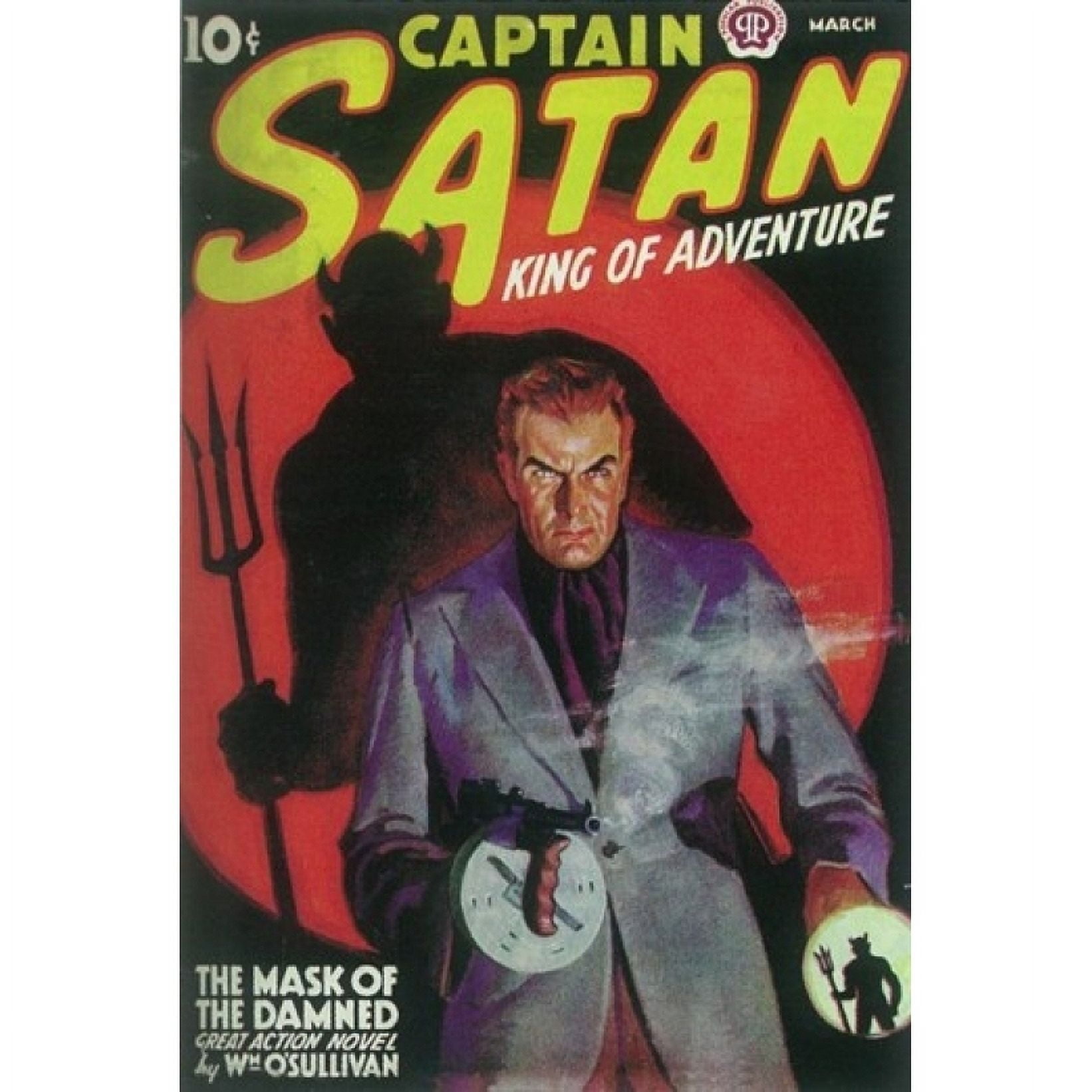 Captain Satan (Pulp) Movie Poster (11 x 17) - Walmart.com