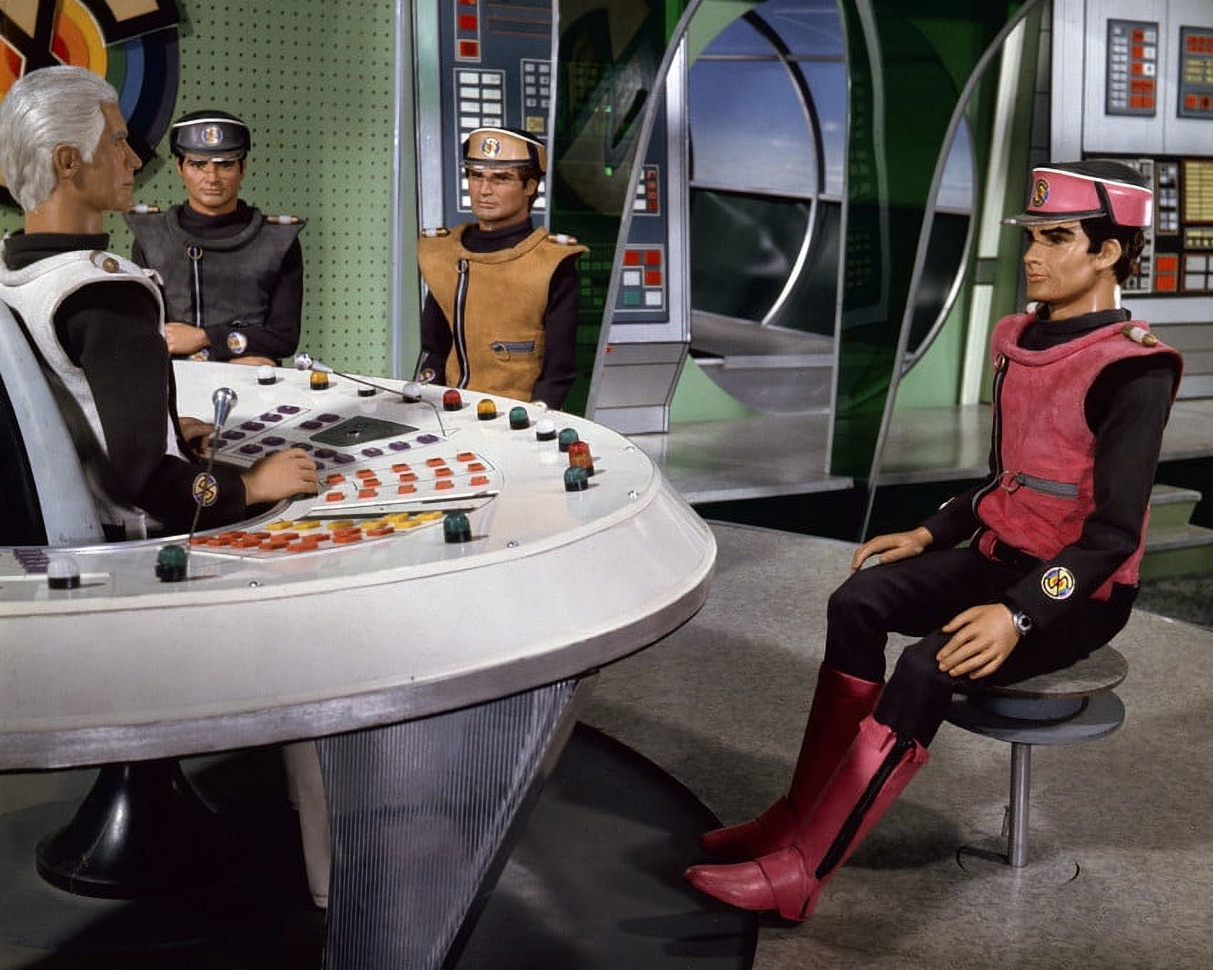 Captain Scarlet and the Mysterons Captain Black Colonel Gray 24x36 ...