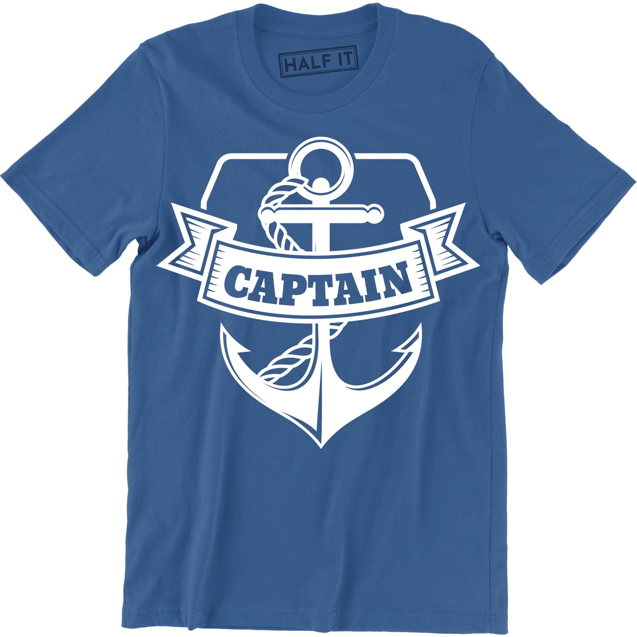 Captain Ship Anchor Sailor Diver Sailing Boat Outdoors Water Men's Tee ...