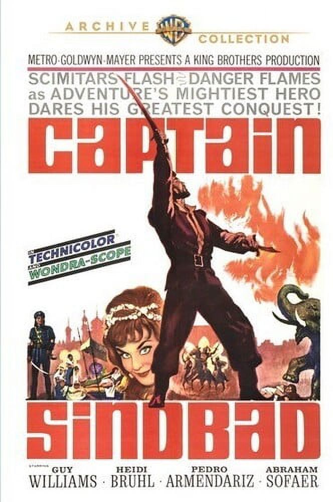 Captain Sindbad (DVD), Warner Archives, Action & Adventure - Walmart.com