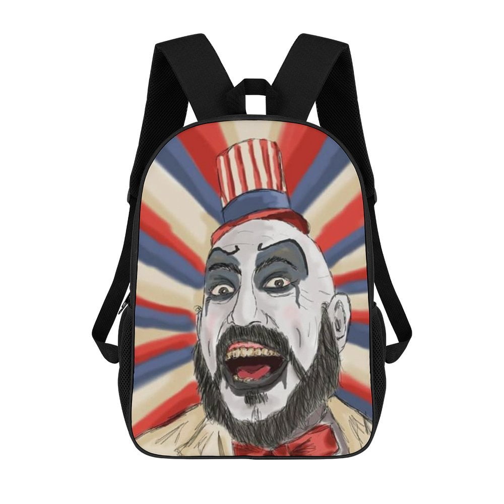 Captain Spaulding Backpack, Horror Movie School Backpack, Large ...