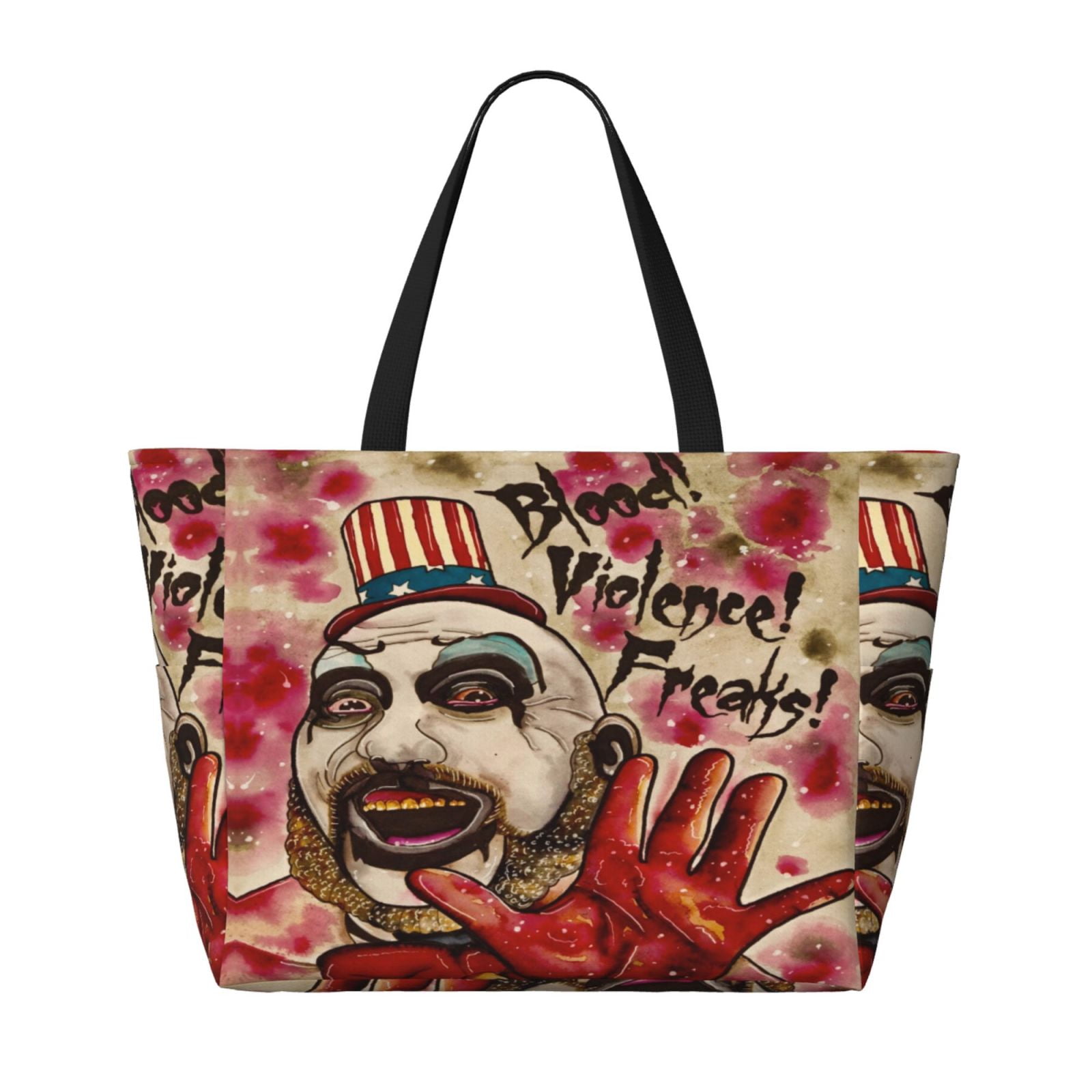 Captain Spaulding Beach Bag Large Capacity Travel Foldable Gym Tote Bag ...