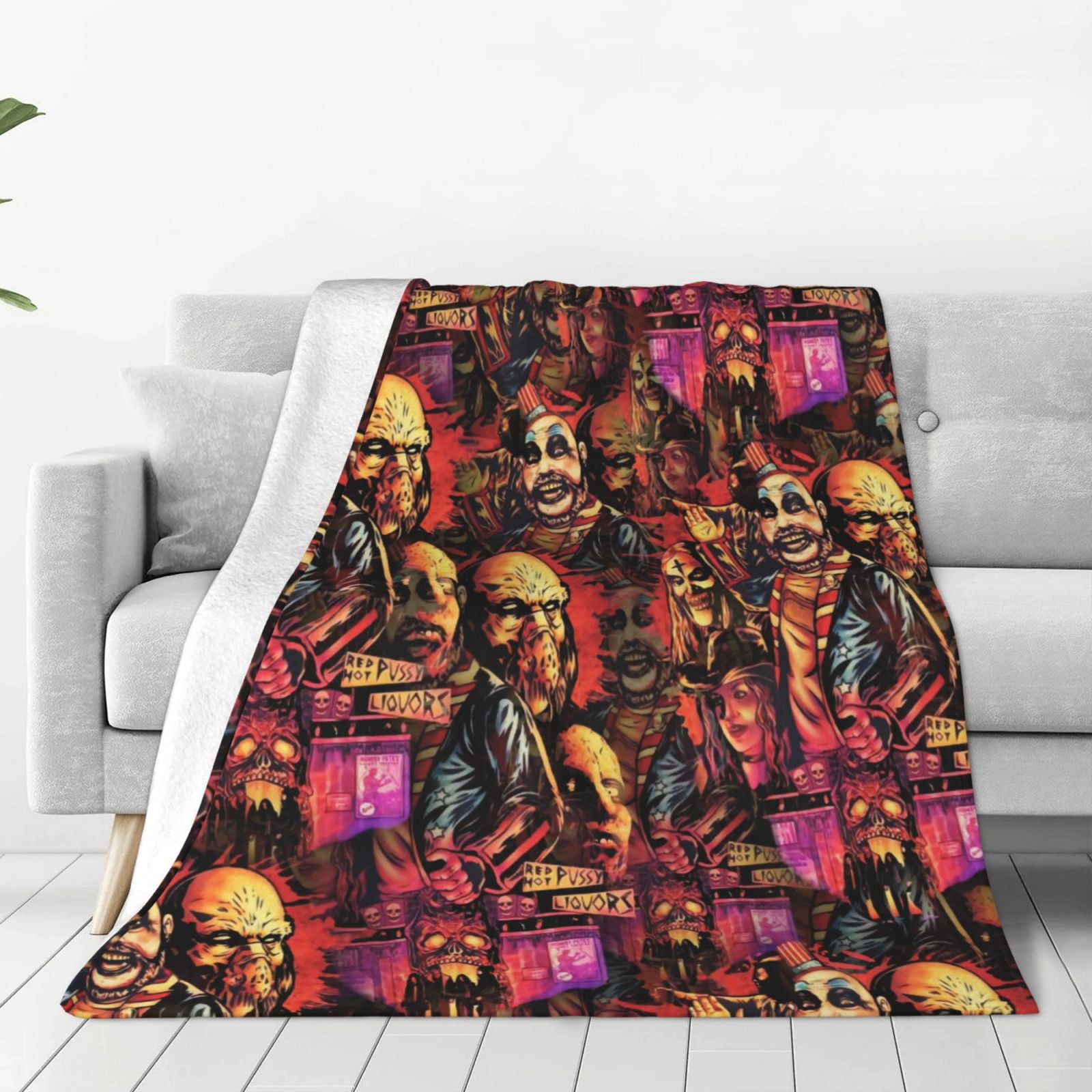 Captain Spaulding Blanket Anime Soft Micro Fleece Blanket All Season ...