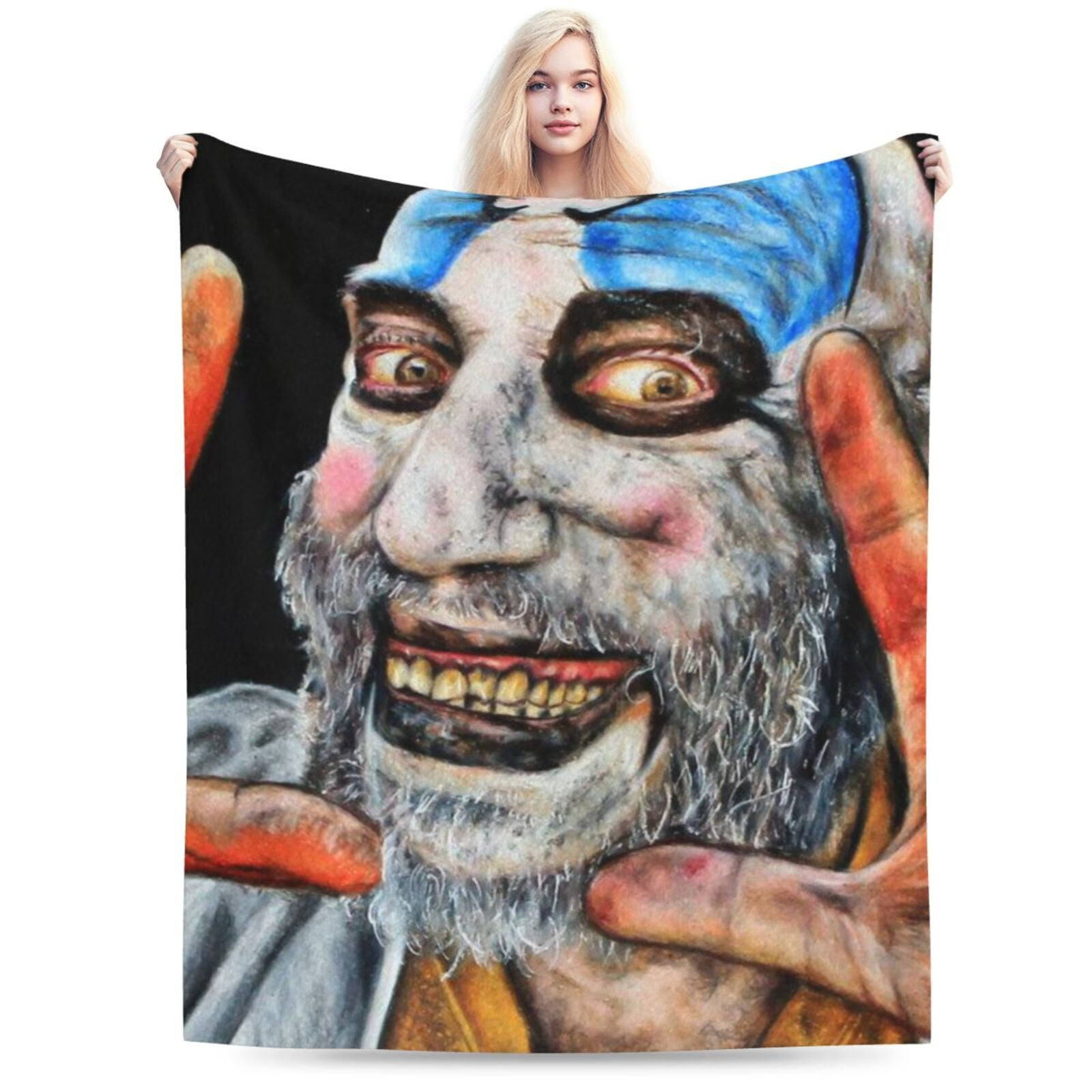 Captain Spaulding Blanket, Anime Throw Blanket For Bed Sofa Couch ...