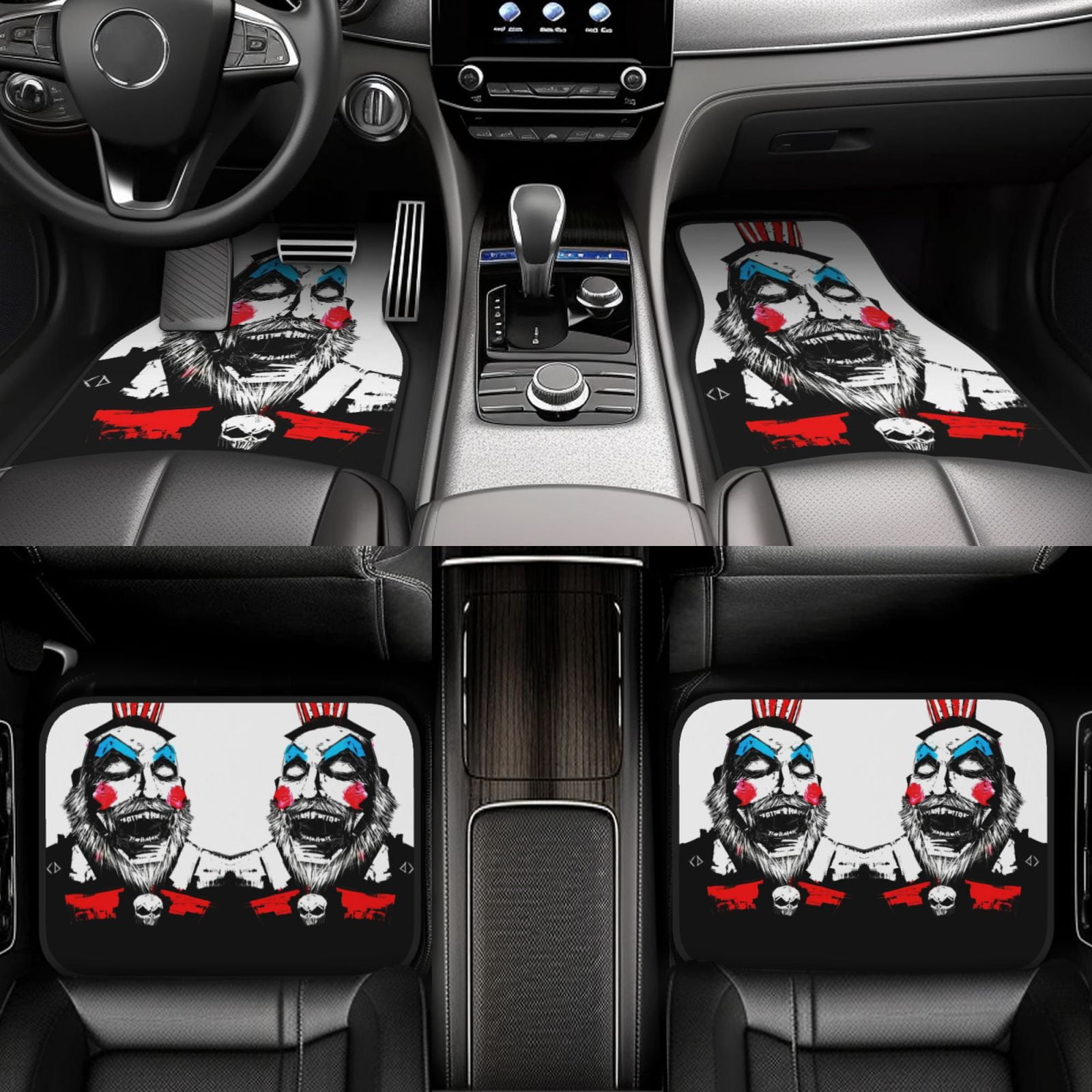 Captain Spaulding Car Foot Mat Set Of 4 Pieces (Front & Rear) Soft ...