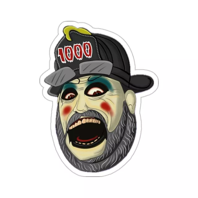 Captain Spaulding Firefighter Horror Movie Themed Sticker Vinyl Decal ...