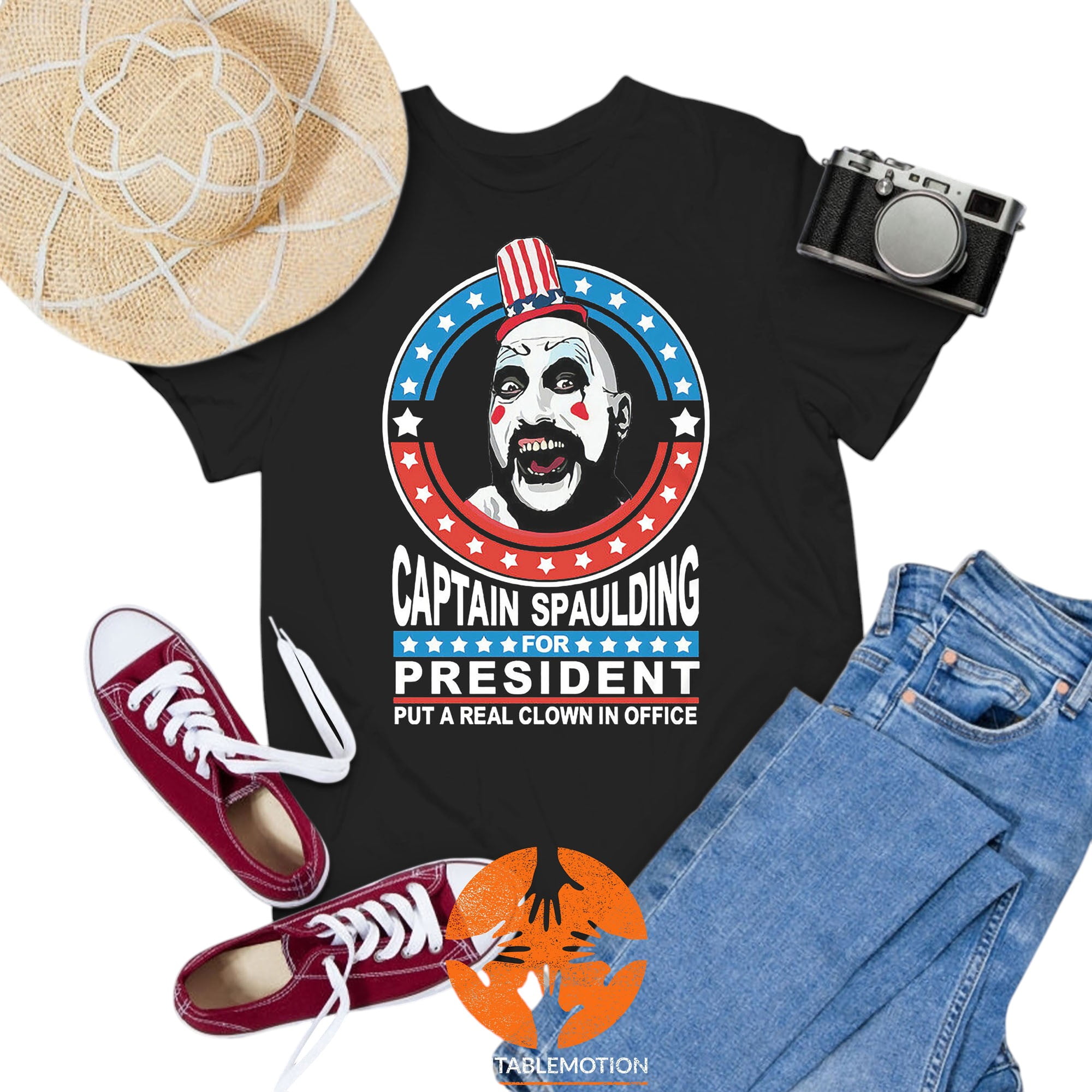 Captain Spaulding For President Put A Real Clown In Office Vintage ...