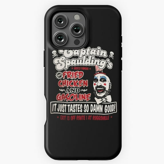 Captain Spaulding Fried Phone Case for iPhone 16 15 14 13 12 11 Pro Max ...