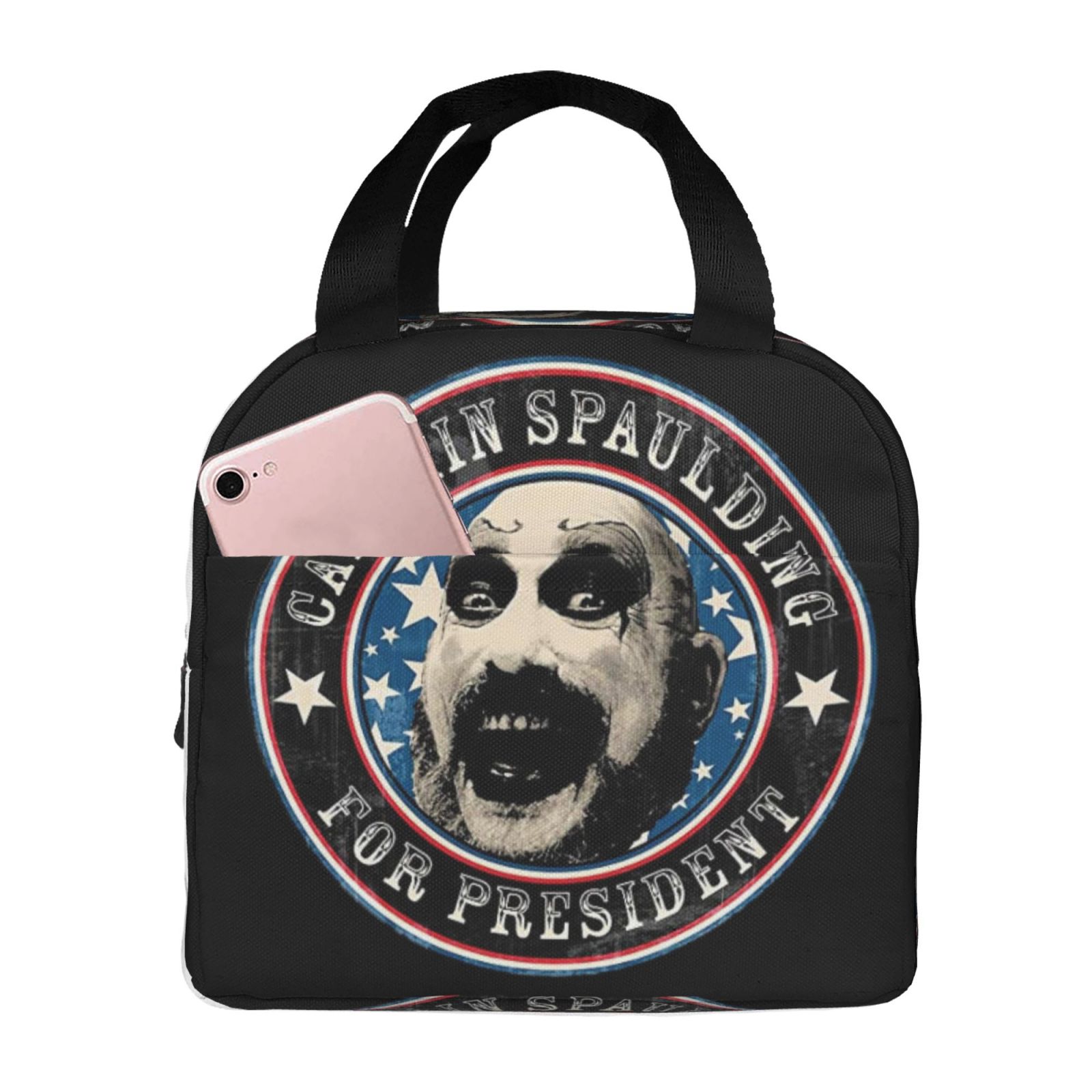 Captain Spaulding Lunch Bag Lunch Box For Women Men Reusable Insulated ...