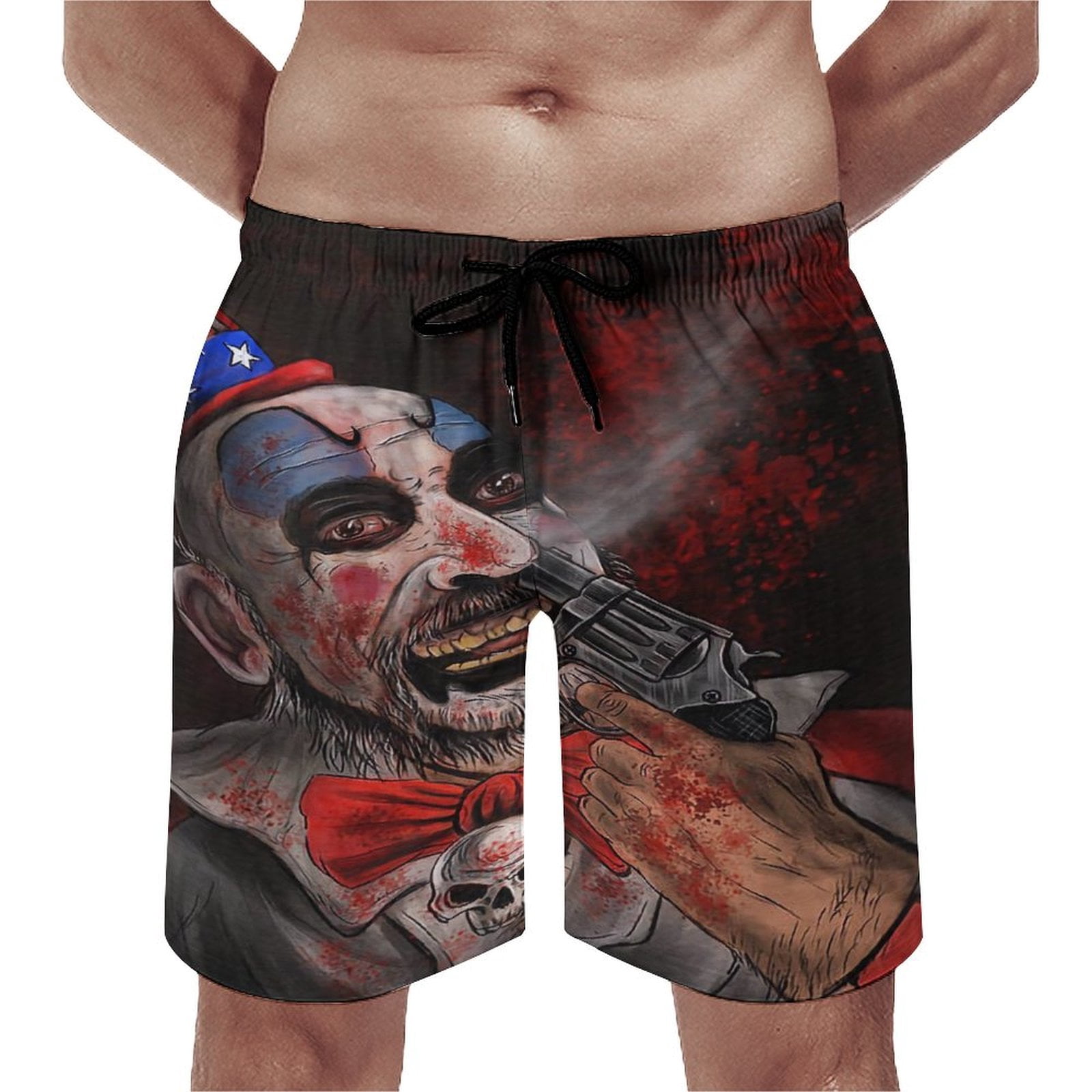 Captain Spaulding Men's Beachwear Quick Dry 3D Printed Beach Board ...