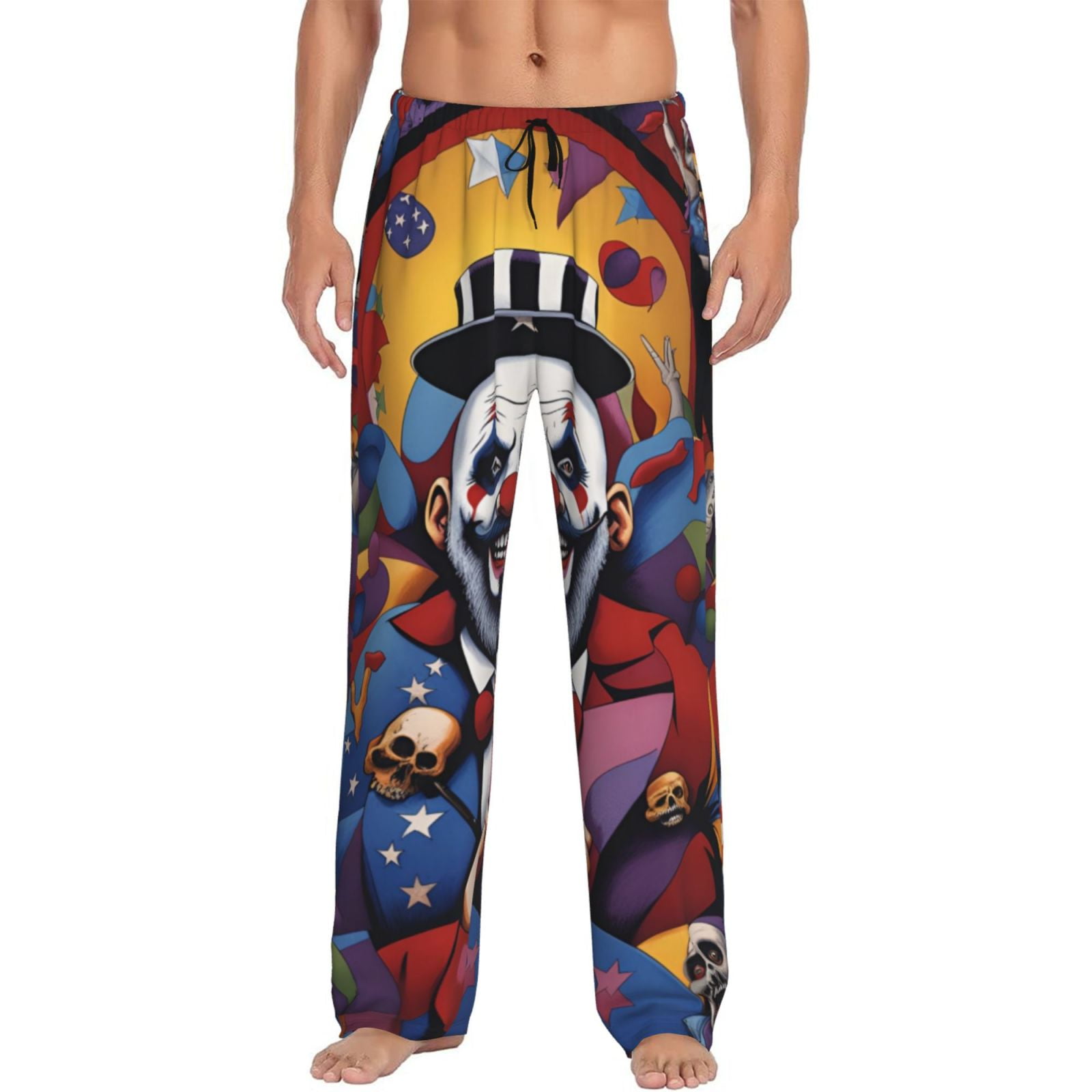 Captain Spaulding Pajama Pants Drawstring Elastic Waistband Loungewear Comfy Separate Bottoms ...