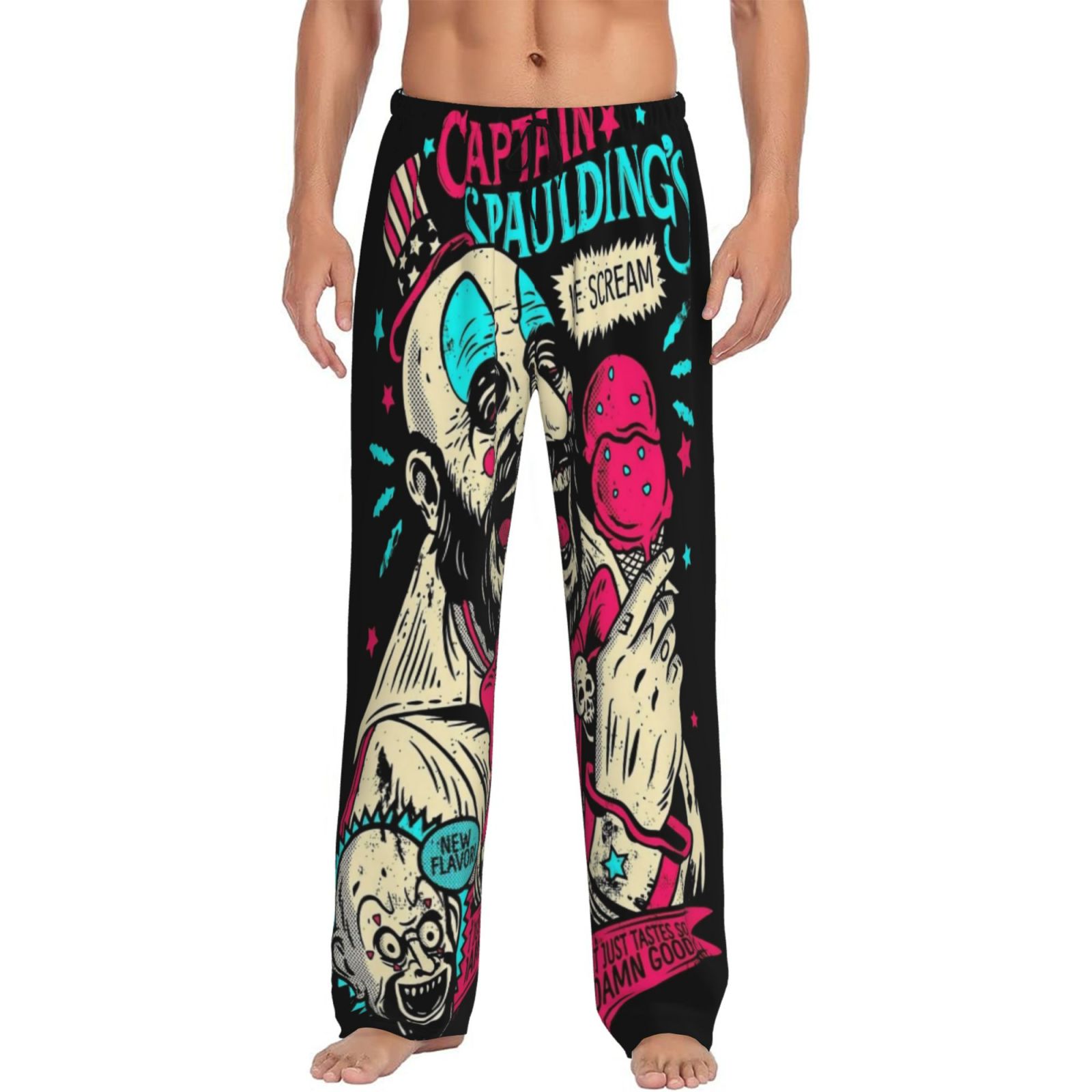 Captain Spaulding Pajama Pants Drawstring Elastic Waistband Loungewear ...