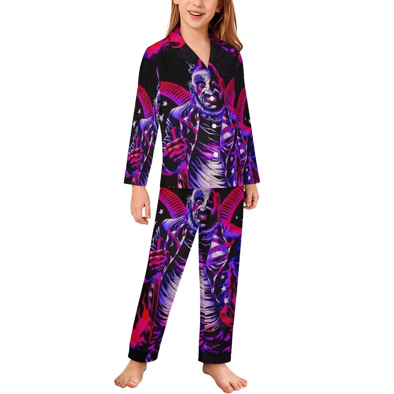 Captain Spaulding Pajamas Set Boys Girls Pjs Long Sleeve 2 Piece ...