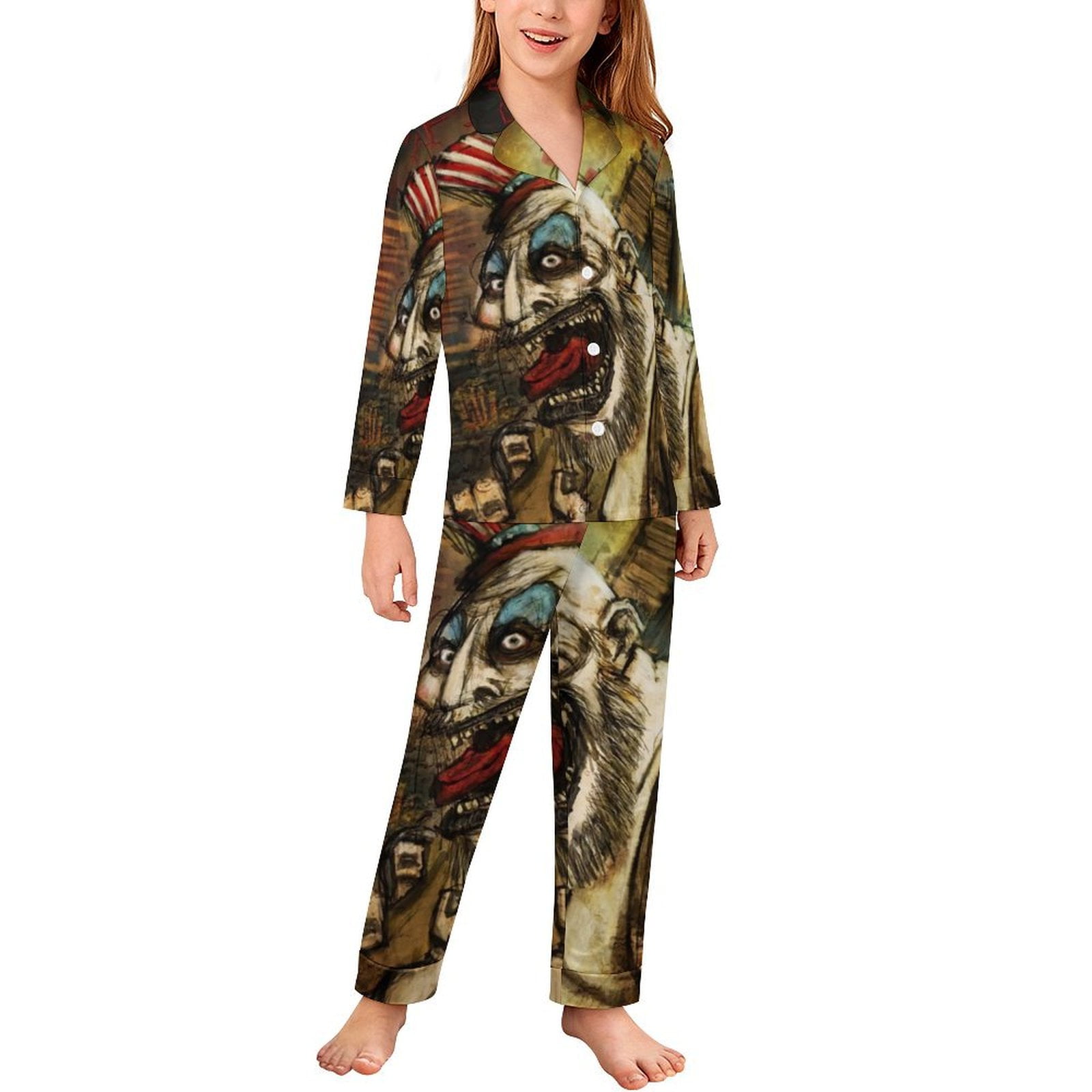 Captain Spaulding Pajamas Set Boys Girls Pjs Long Sleeve 2 Piece ...