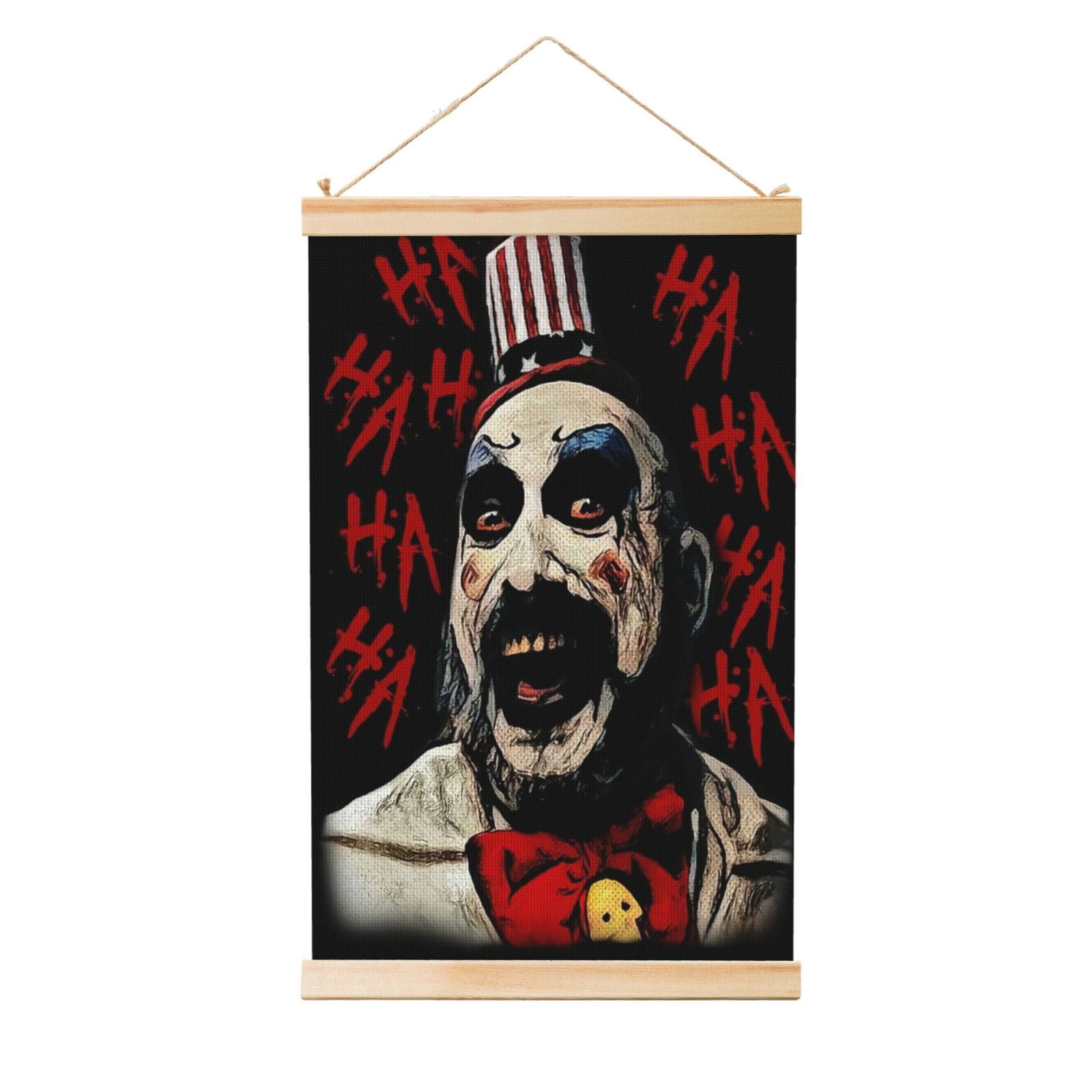 Captain Spaulding Posters Wall Hanging Wooden Shaft Poster Wall Art ...