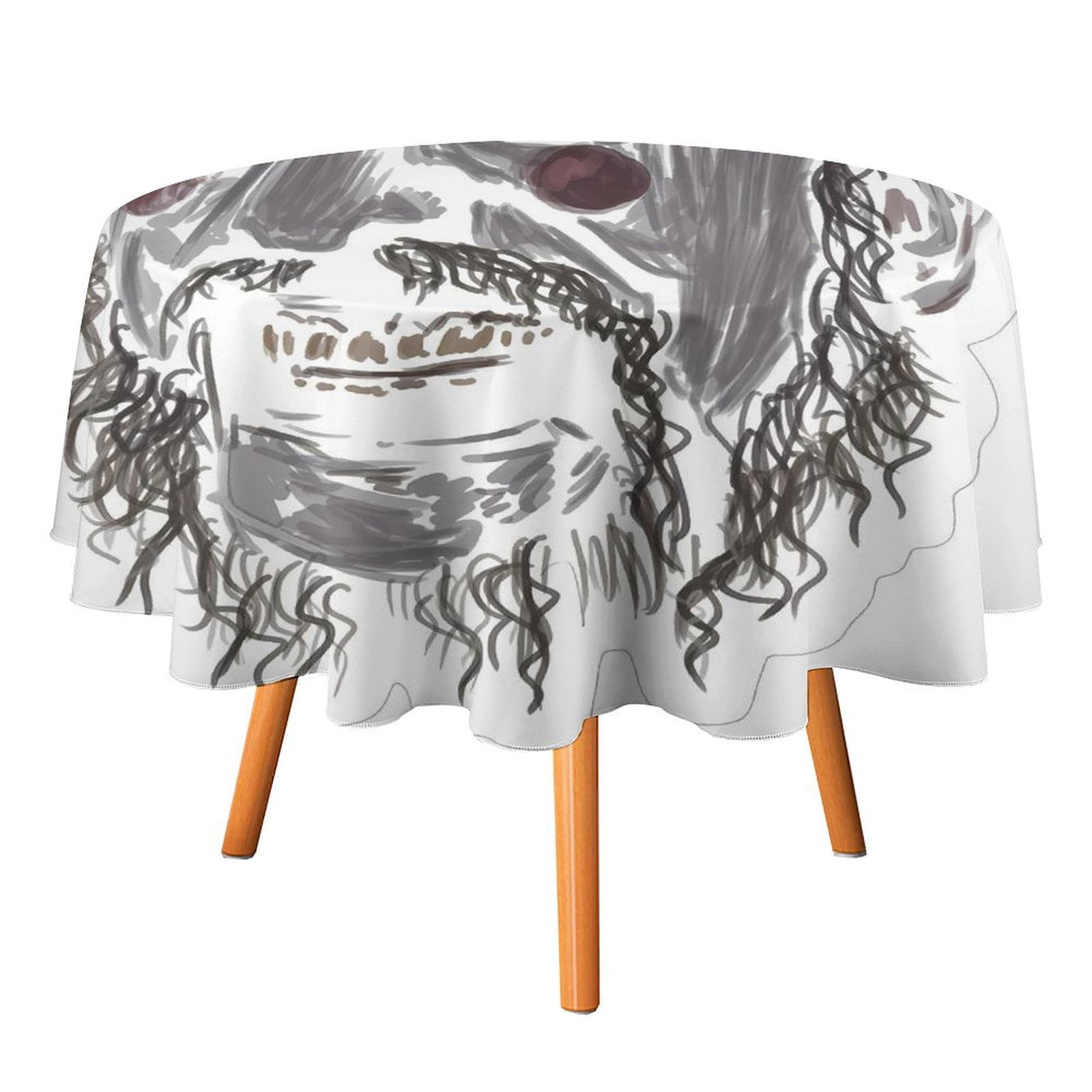 Captain Spaulding Round Table Cloth Washable Reusable Round Tablecloth ...