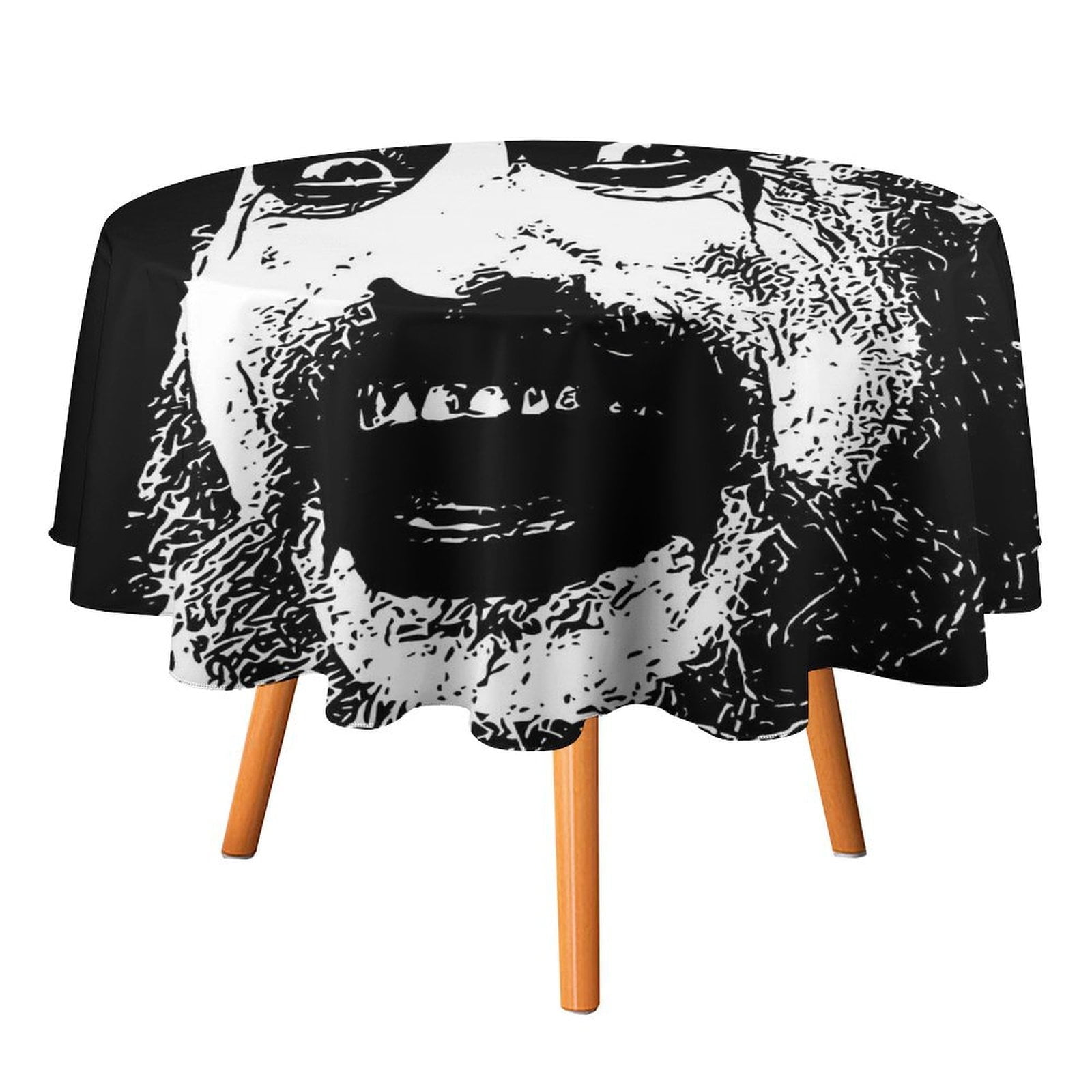 Captain Spaulding Round Table Cloth Washable Reusable Round Tablecloth ...