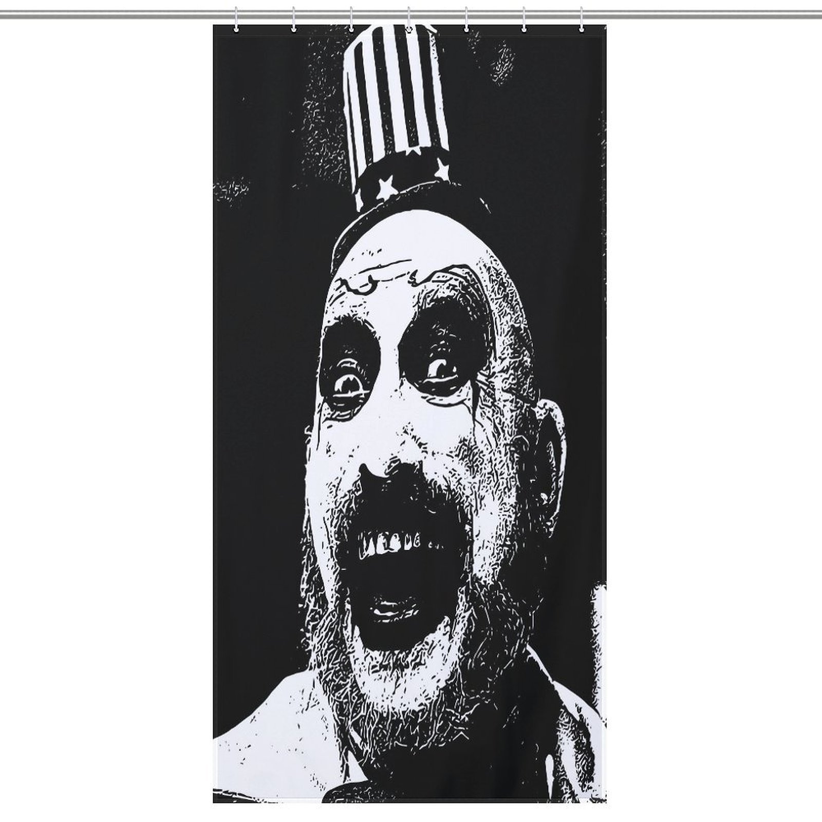 Captain Spaulding Shower Curtain, Bath Curtain Bathroom Home Decor ...