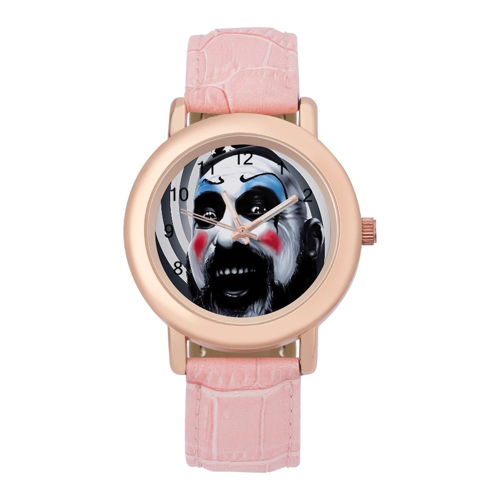 Captain Spaulding Soft Leather Strap Watch Adult Classic Ladies Leather ...