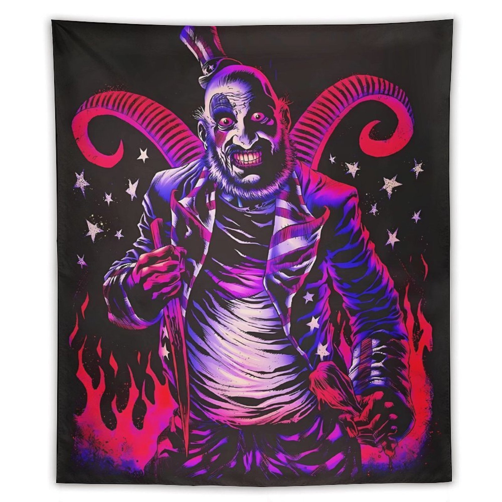 Captain Spaulding Tapestry Wall Hanging, Elegant Wall Hanging ...