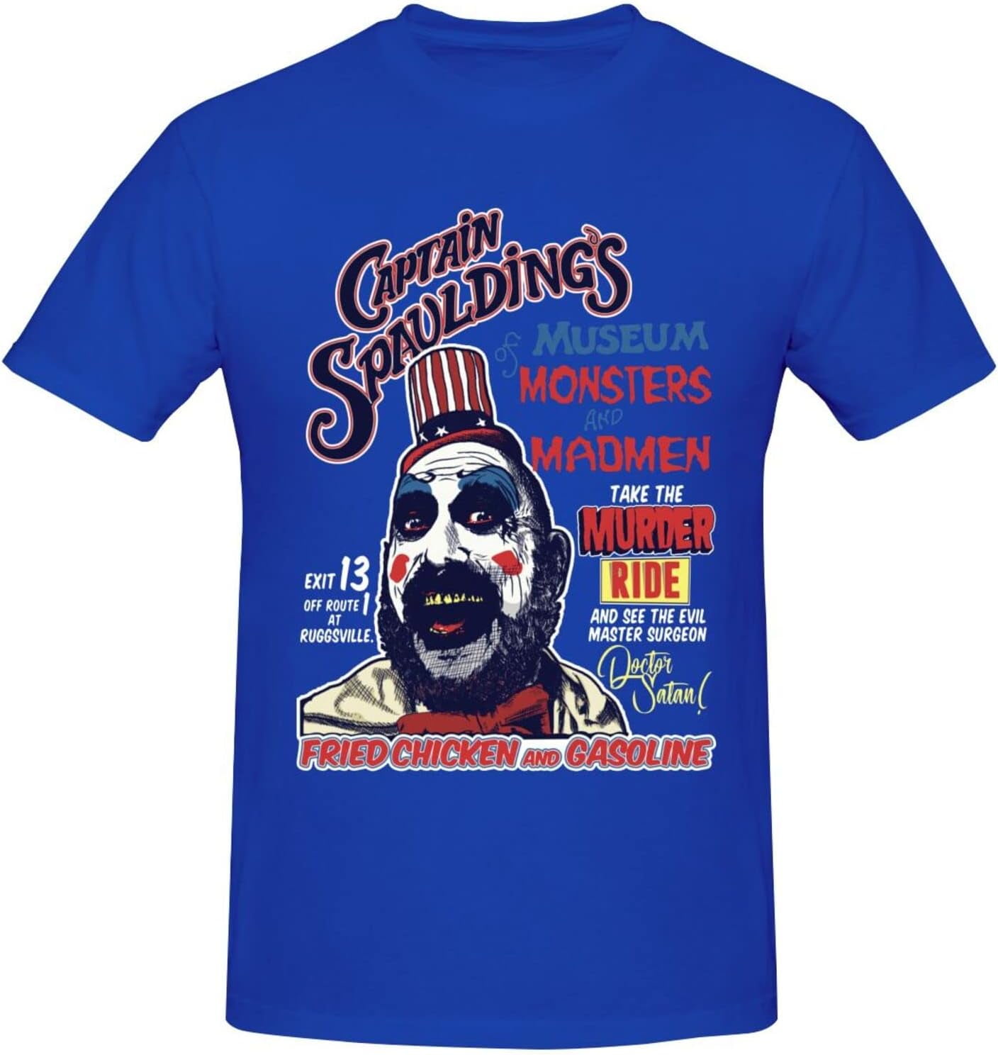 Captain Spaulding's Museum of Monsters Men's Funny T-Shirt for Men ...