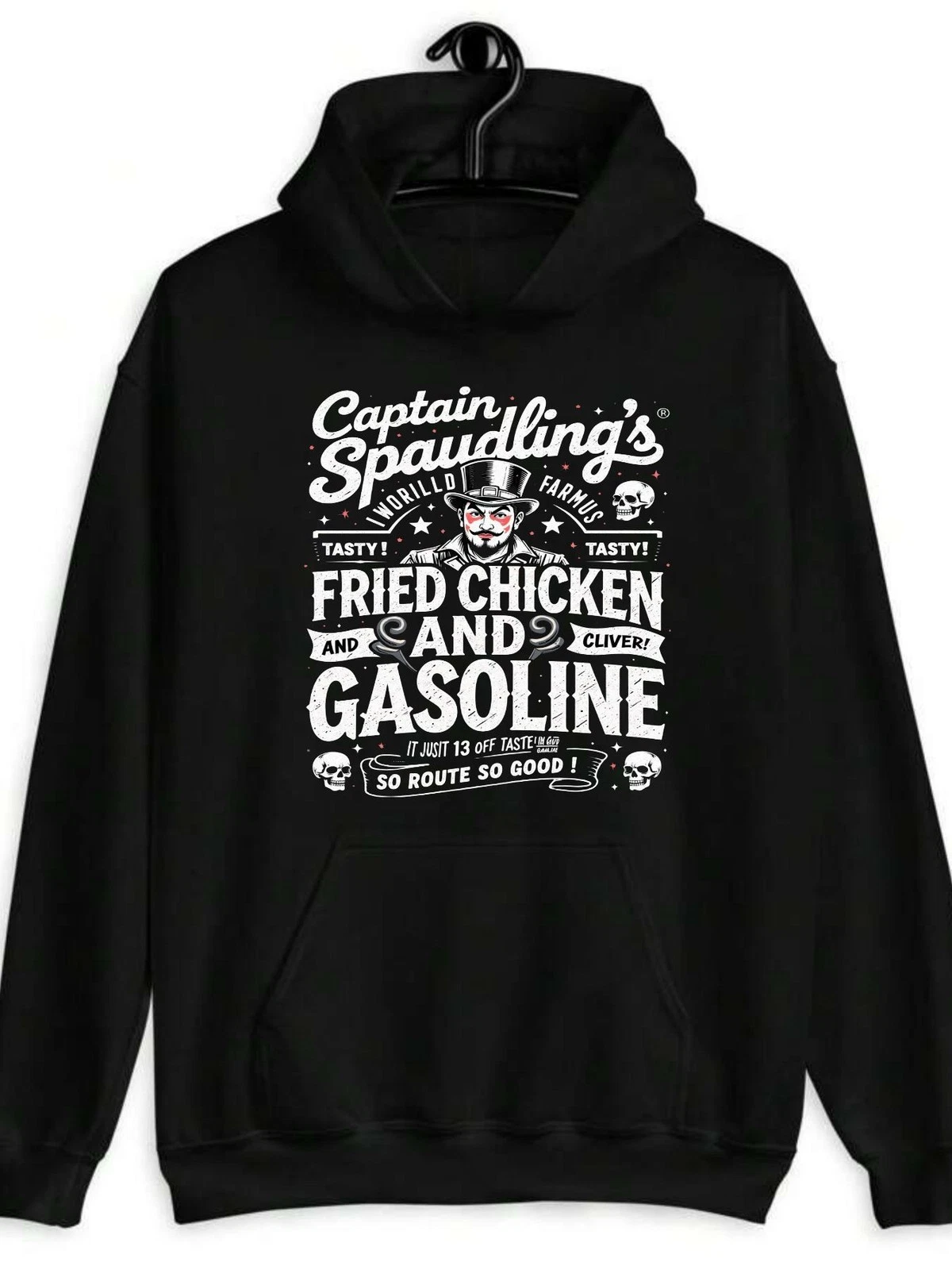 Captain Spauldings World Famous Fried Chicken Gasoline Horror Hoodie ...