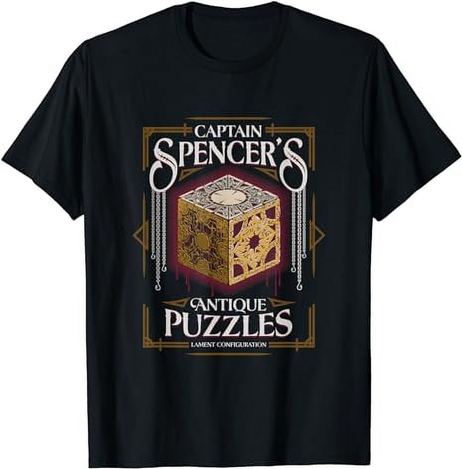 Captain Spencer's Antique Puzzles - Horror Puzzle box T-Shirt - Walmart.com