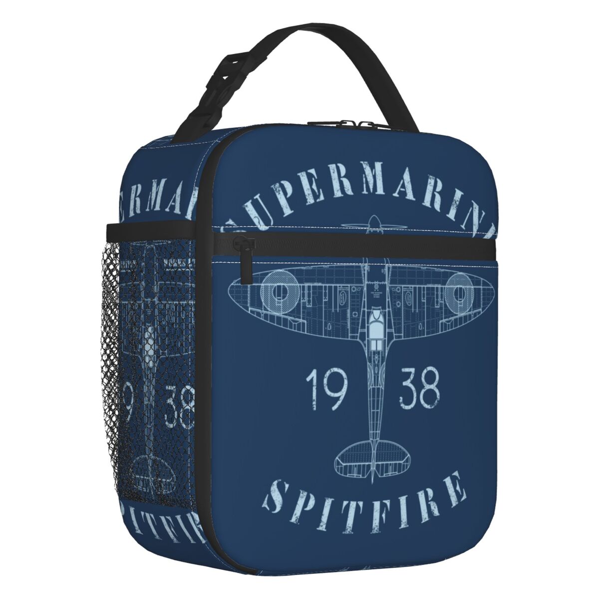 Captain Stripes Epaulettes Insulated Lunch Bags for Aviation Airplane ...