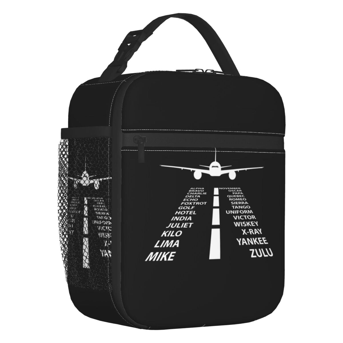 Captain Stripes Epaulettes Insulated Lunch Bags for Aviation Airplane ...