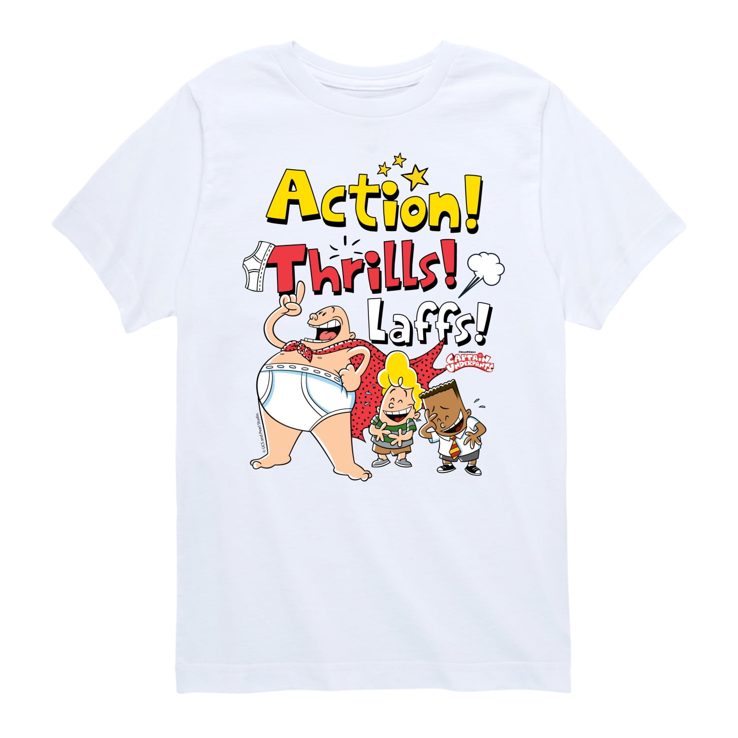 Captain Underpants - Action Thrills & Laffs - Toddler & Youth Short ...