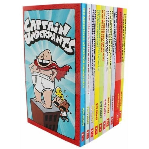 Captain Underpants 10 Book Series Collection by Dav Pilkey - Walmart.com