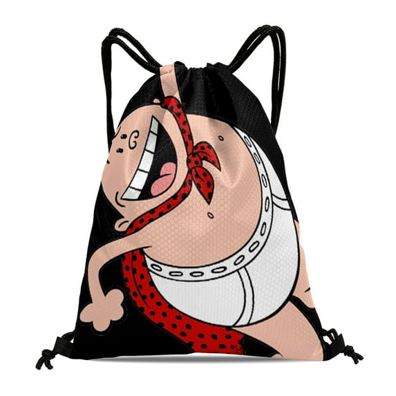 Captain Underpants Gym Drawstring Backpack:Waterproof design, ideal for ...