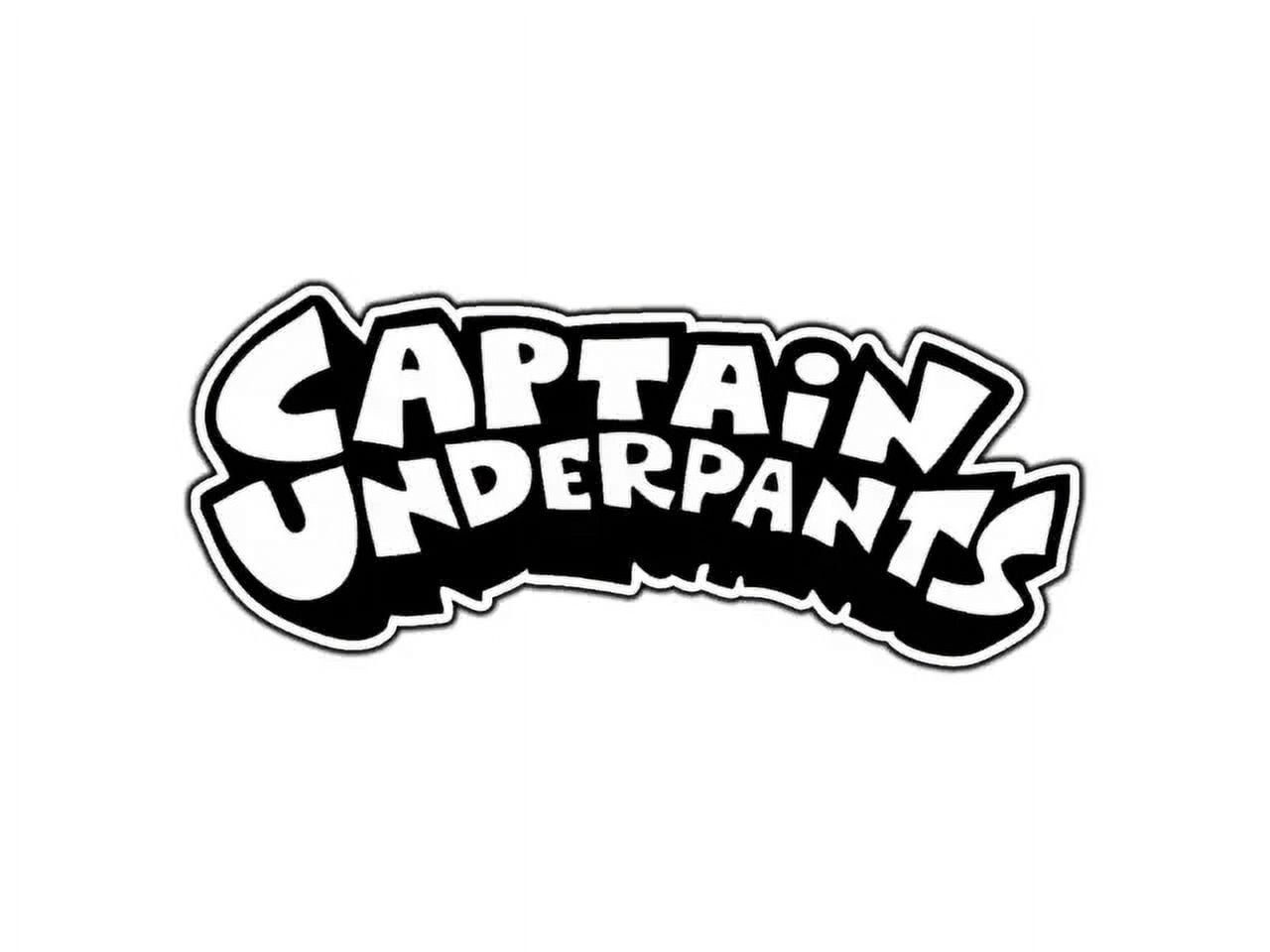 Captain Underpants Logo Waterproof Sticker Phone Decal Water Bottle ...