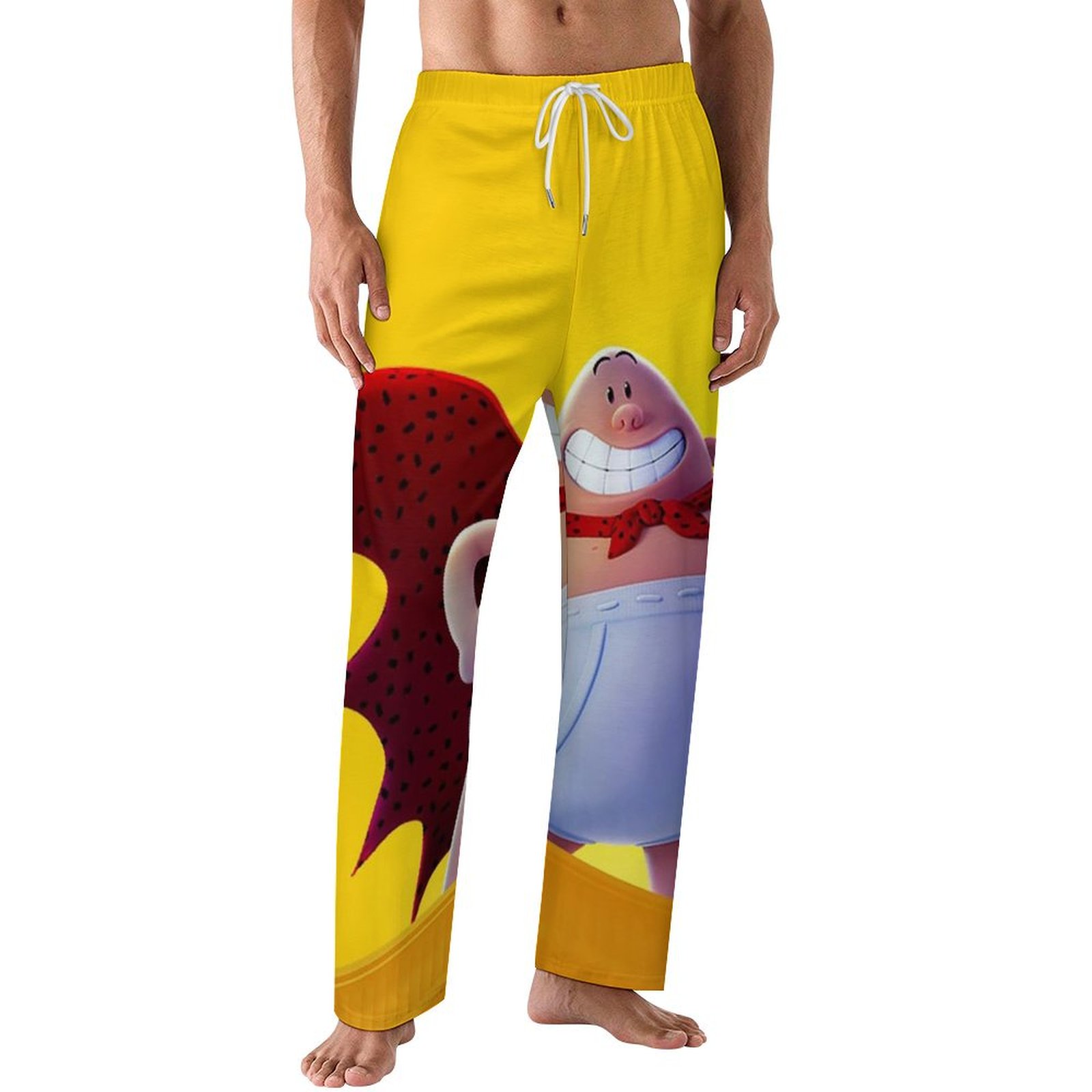 Captain Underpants Men Pajama Pants Bottoms Lounge Pants Elastic Waist ...