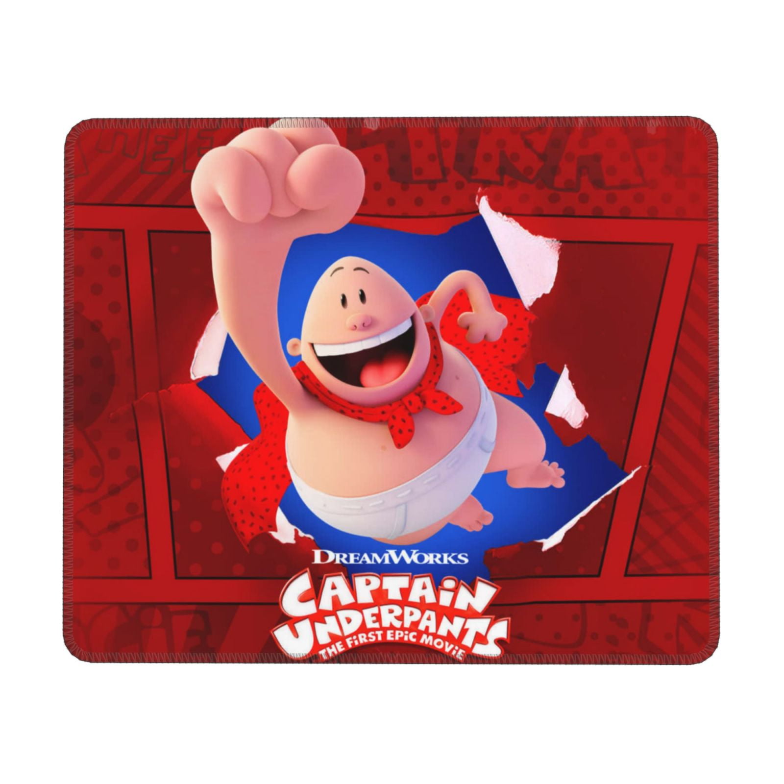 Captain Underpants Mouse Pad, Non-Slip Rubber Base Desktop Protection ...