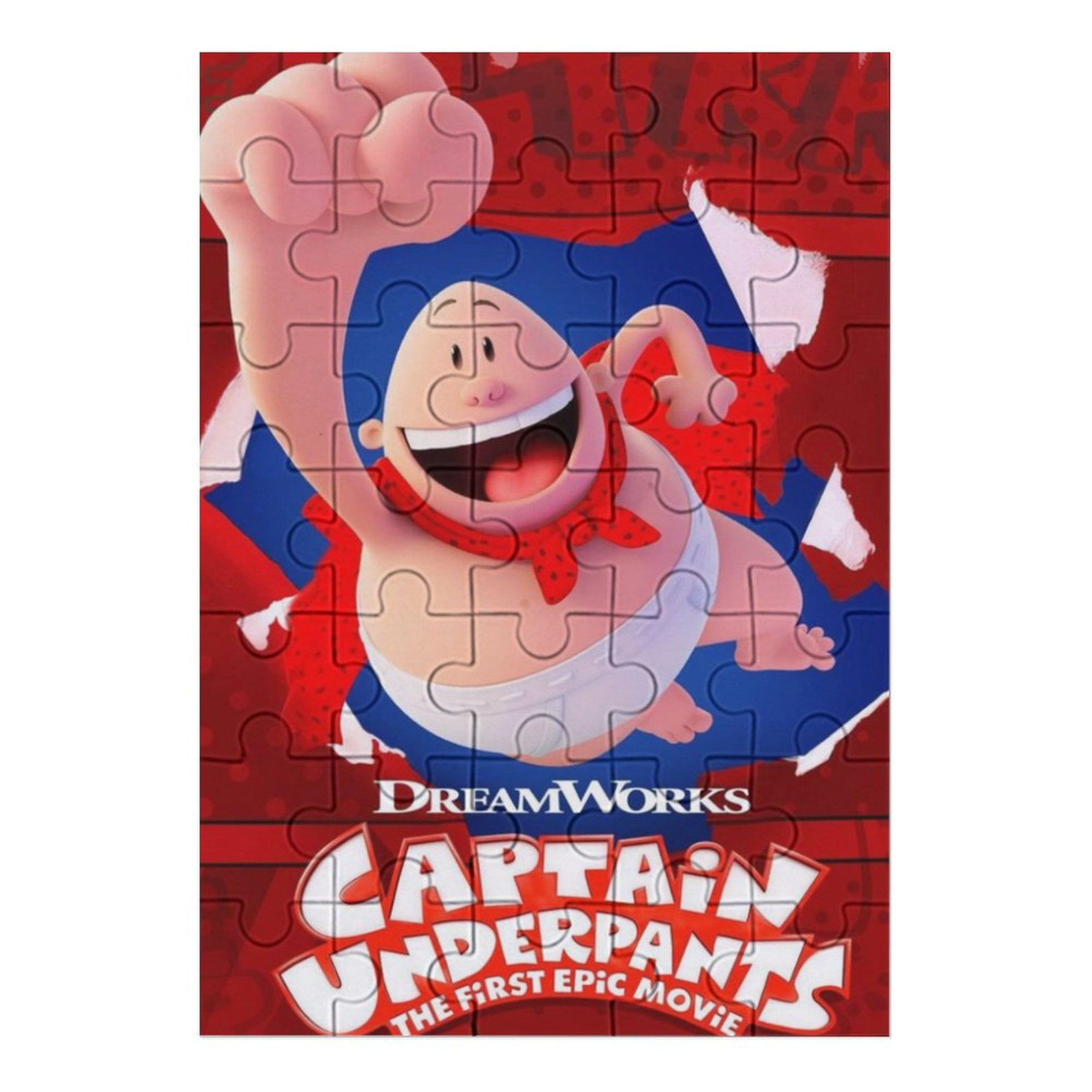 Captain Underpants Picture Puzzle 35 PCS Wooden Puzzle Artwork Jigsaw ...