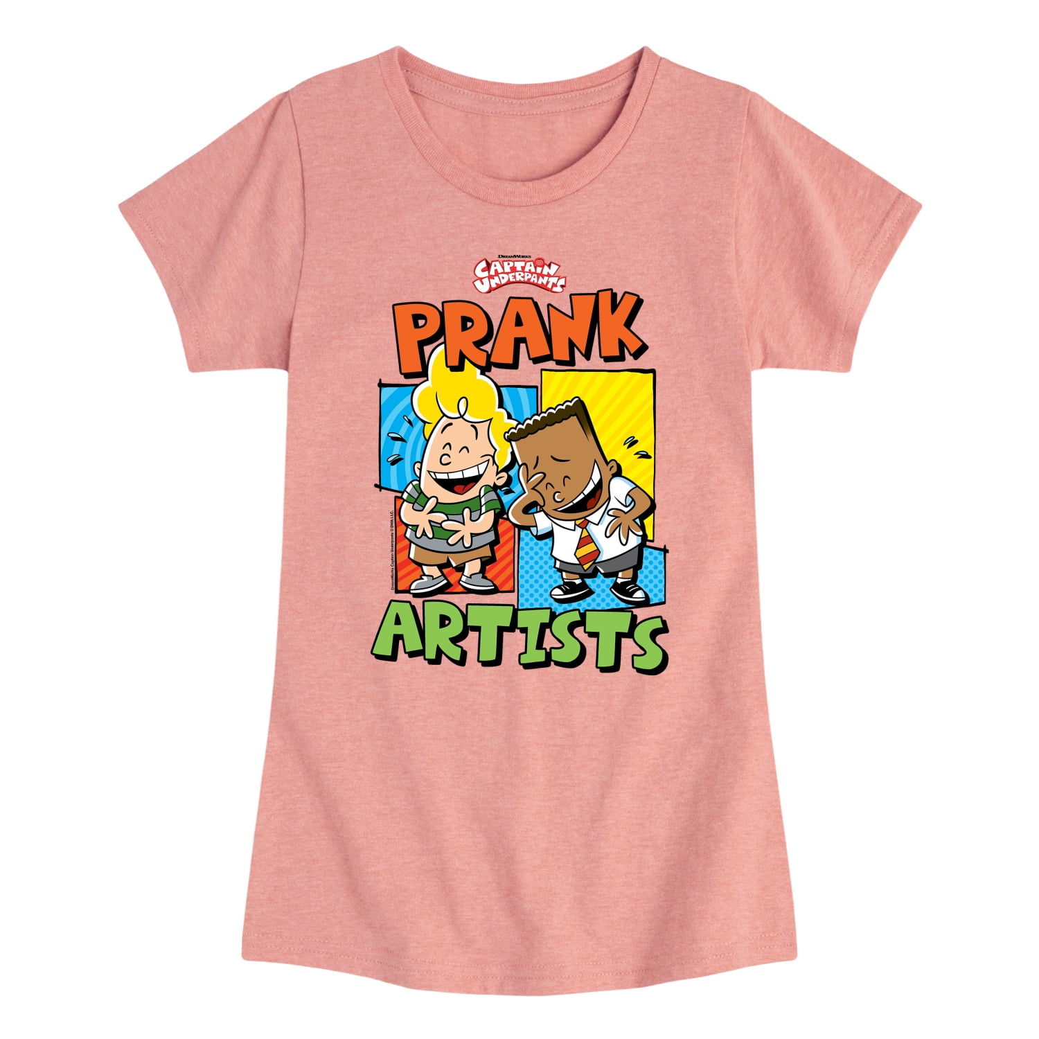 Captain Underpants - Prank Artists - Toddler & Youth Girls Short Sleeve ...